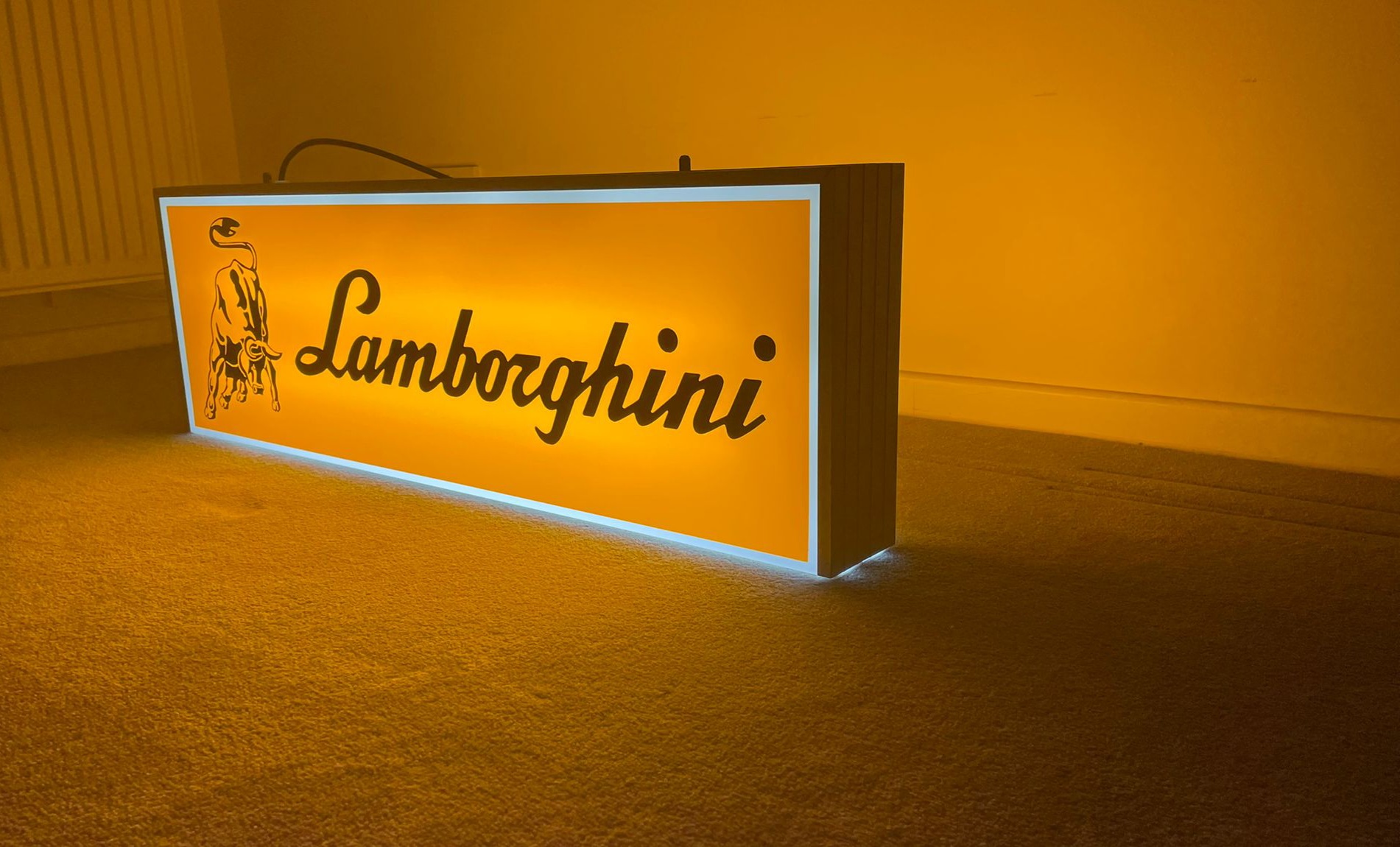 LAMBORGHINI ILLUMINATED DEALERSHIP SIGN