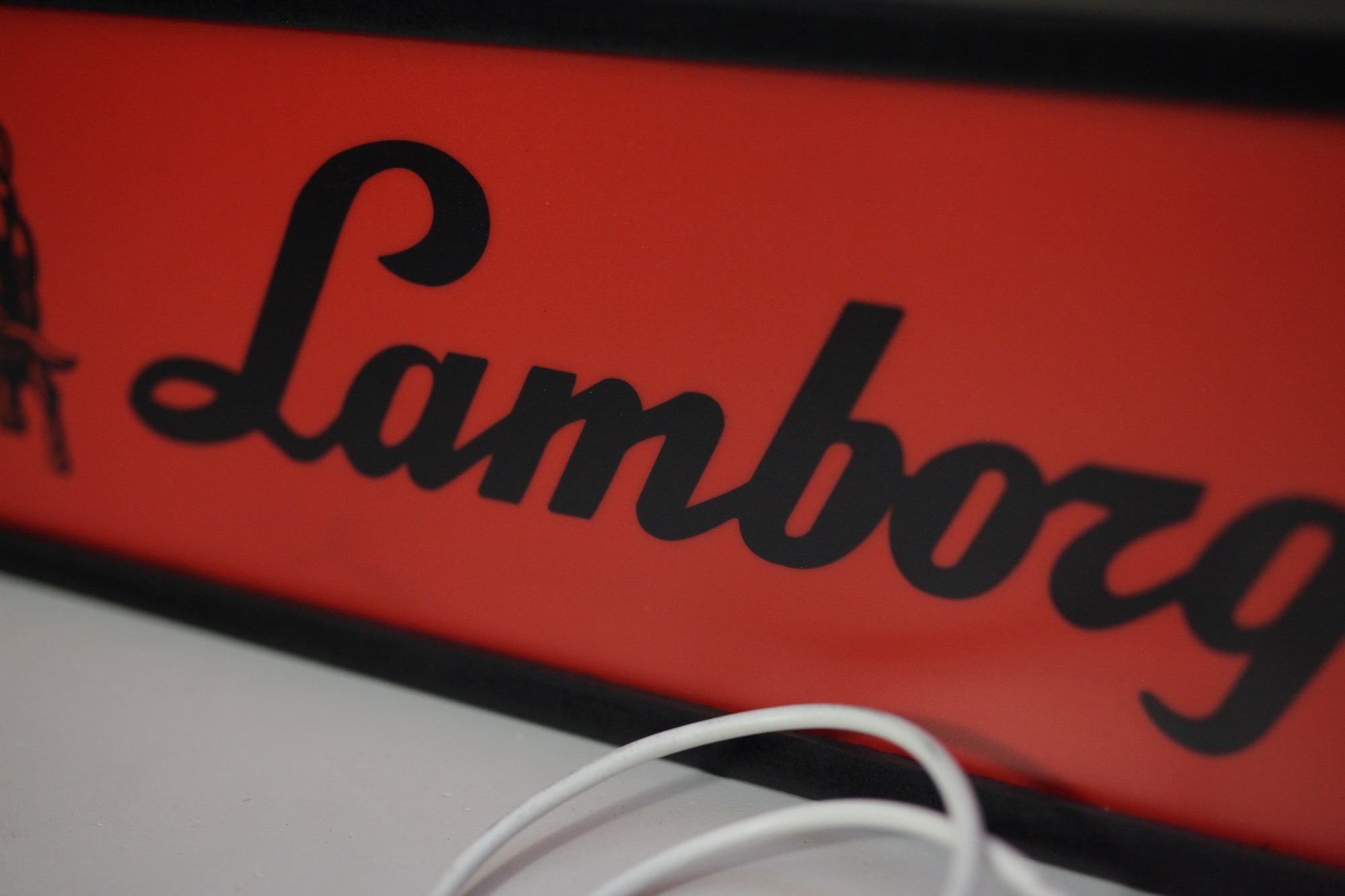 LAMBORGHINI ILLUMINATED SIGN
