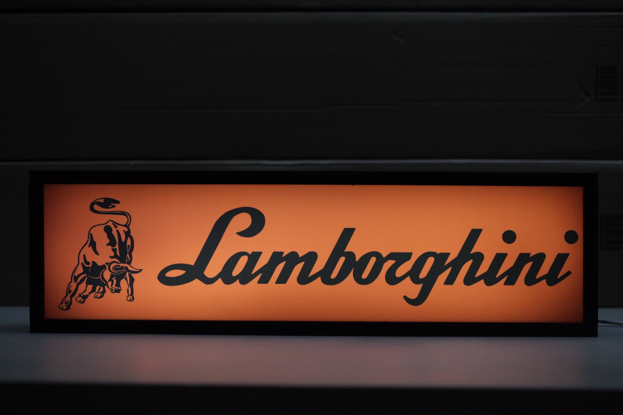 LAMBORGHINI ILLUMINATED SIGN