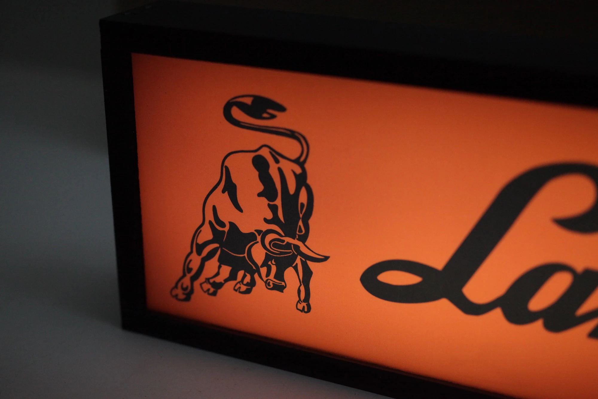 LAMBORGHINI ILLUMINATED SIGN for sale by auction in Firenze, Tuscany, Italy