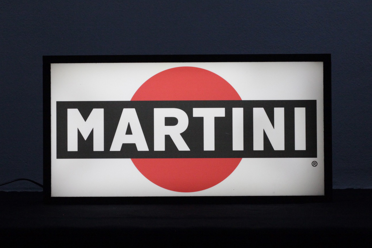 MARTINI ILLUMINATED SIGN for sale by auction in Firenze, Tuscany, Italy