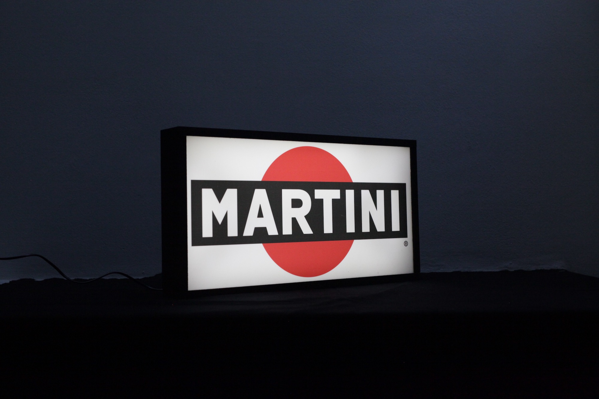MARTINI ILLUMINATED SIGN for sale by auction in Firenze, Tuscany, Italy