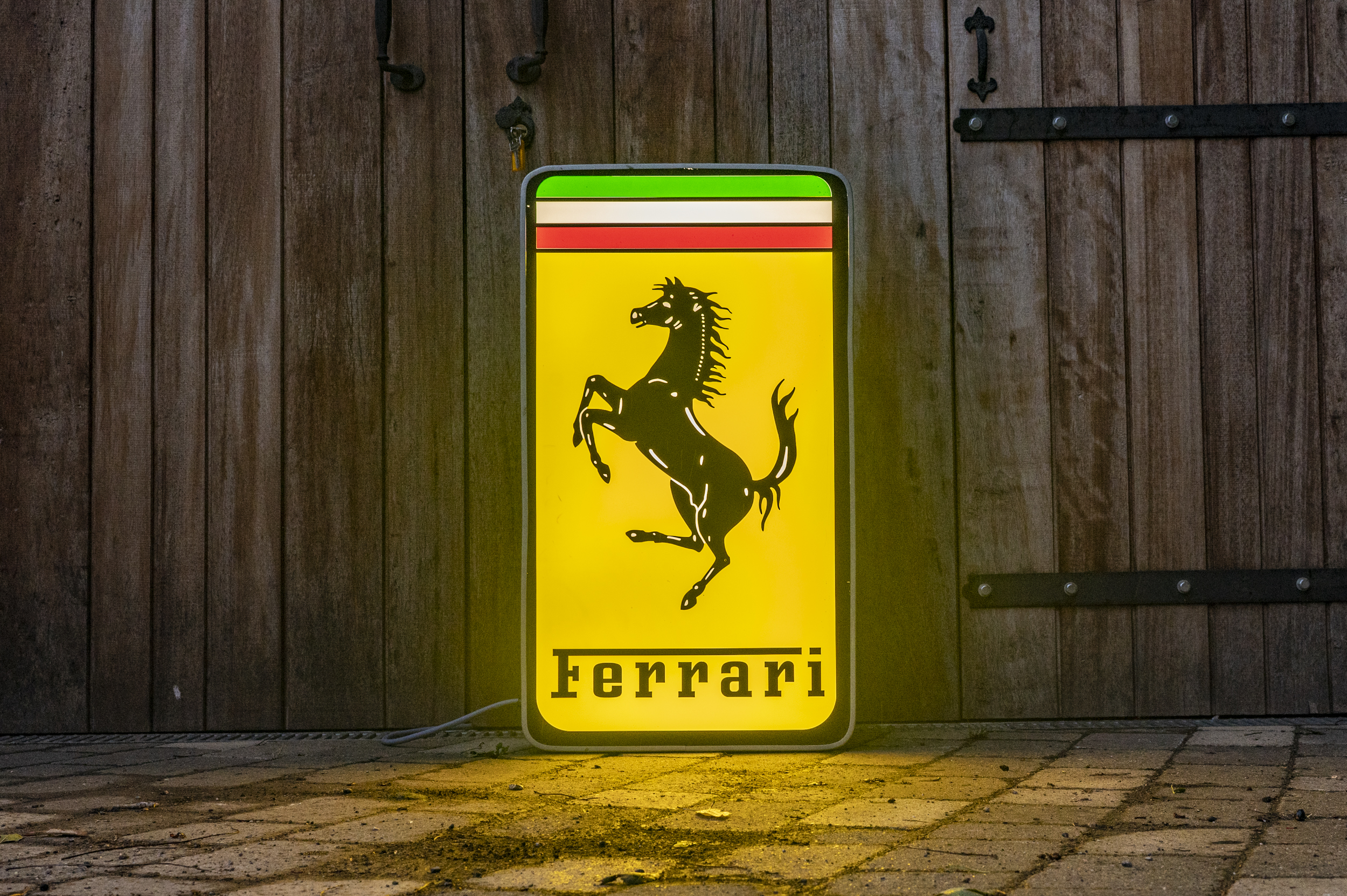 FERRARI ILLUMINATED SIGN