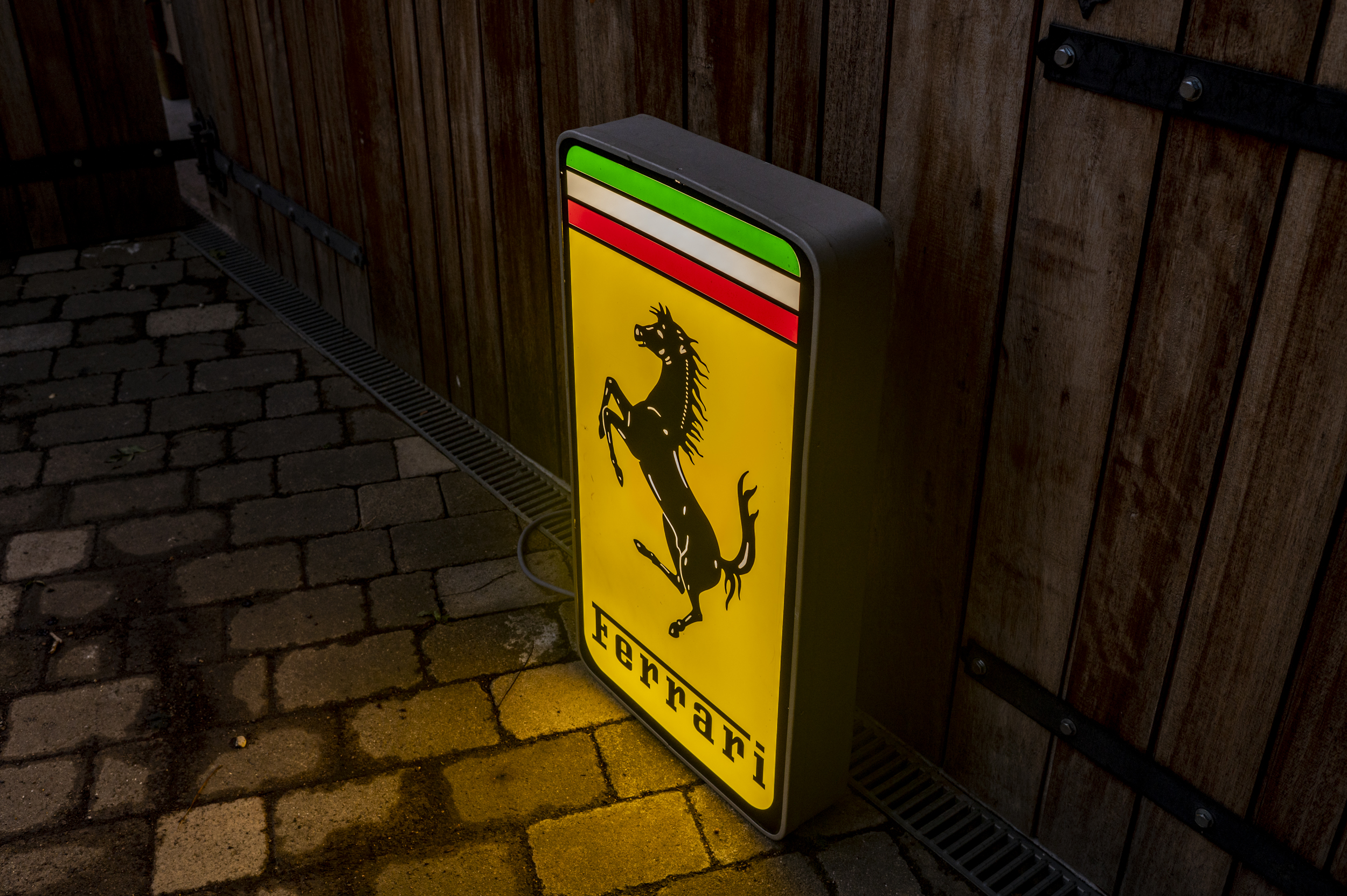 FERRARI ILLUMINATED SIGN
