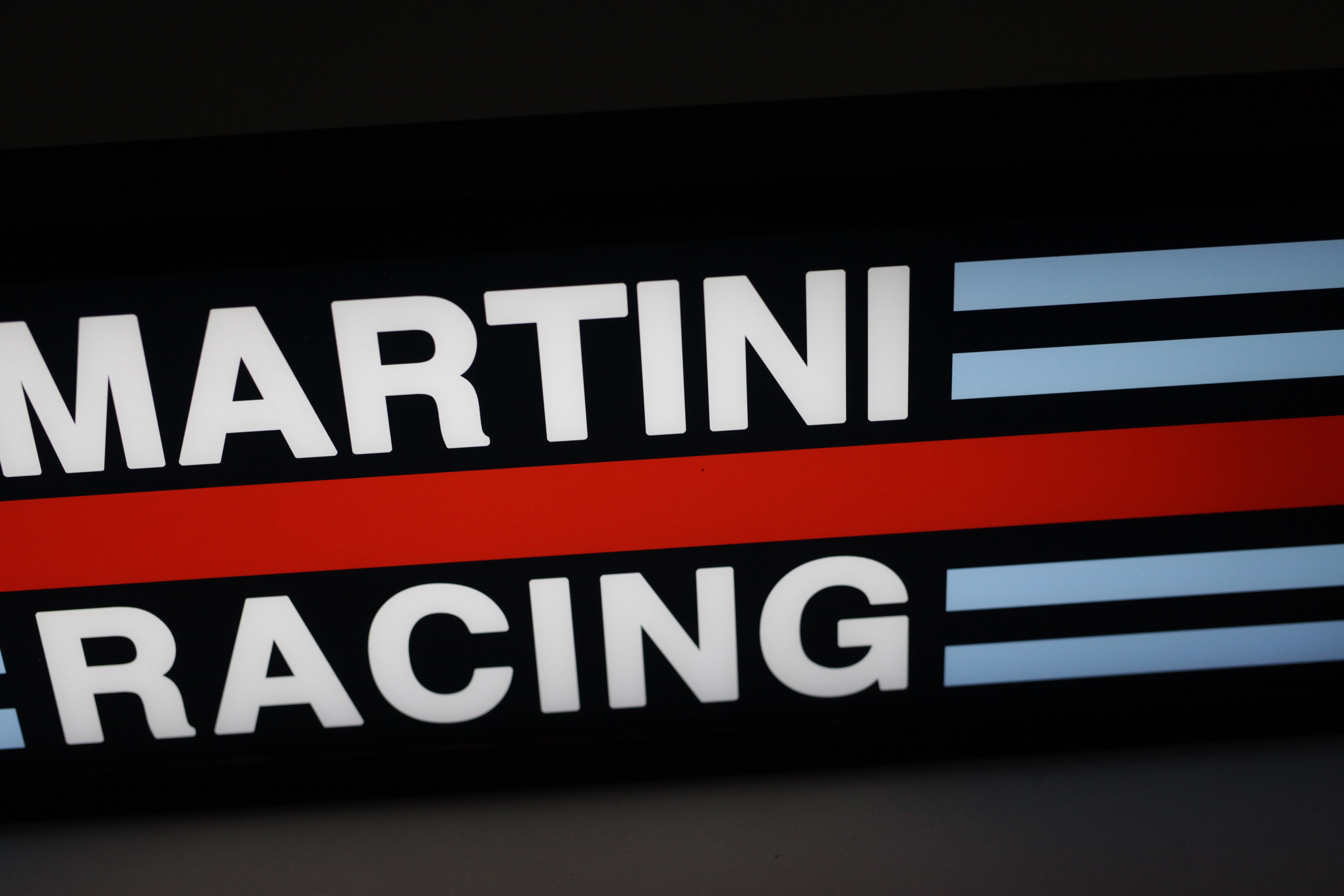 MARTINI RACING ILLUMINATED SIGN for sale by auction in Florence, Italy