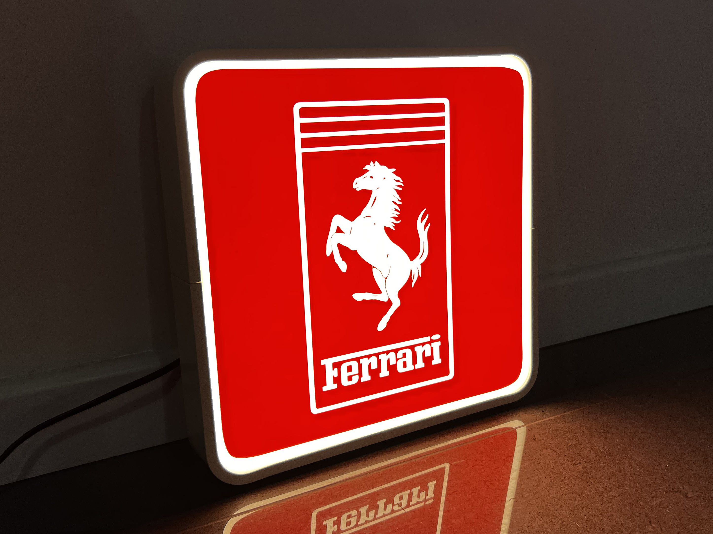 FERRARI ILLUMINATED SIGN
