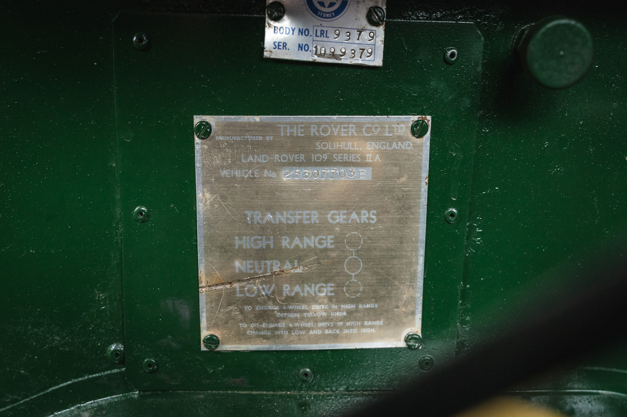 1964 LAND ROVER SERIES IIA PICK UP