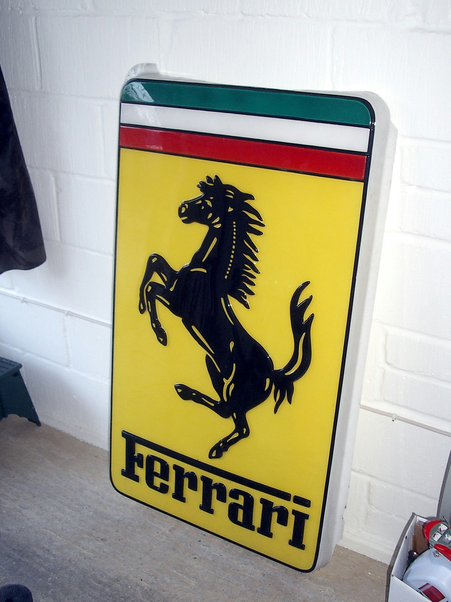 LARGE FERRARI SIGN - EX-MARANELLO EGHAM TOWER GARAGE