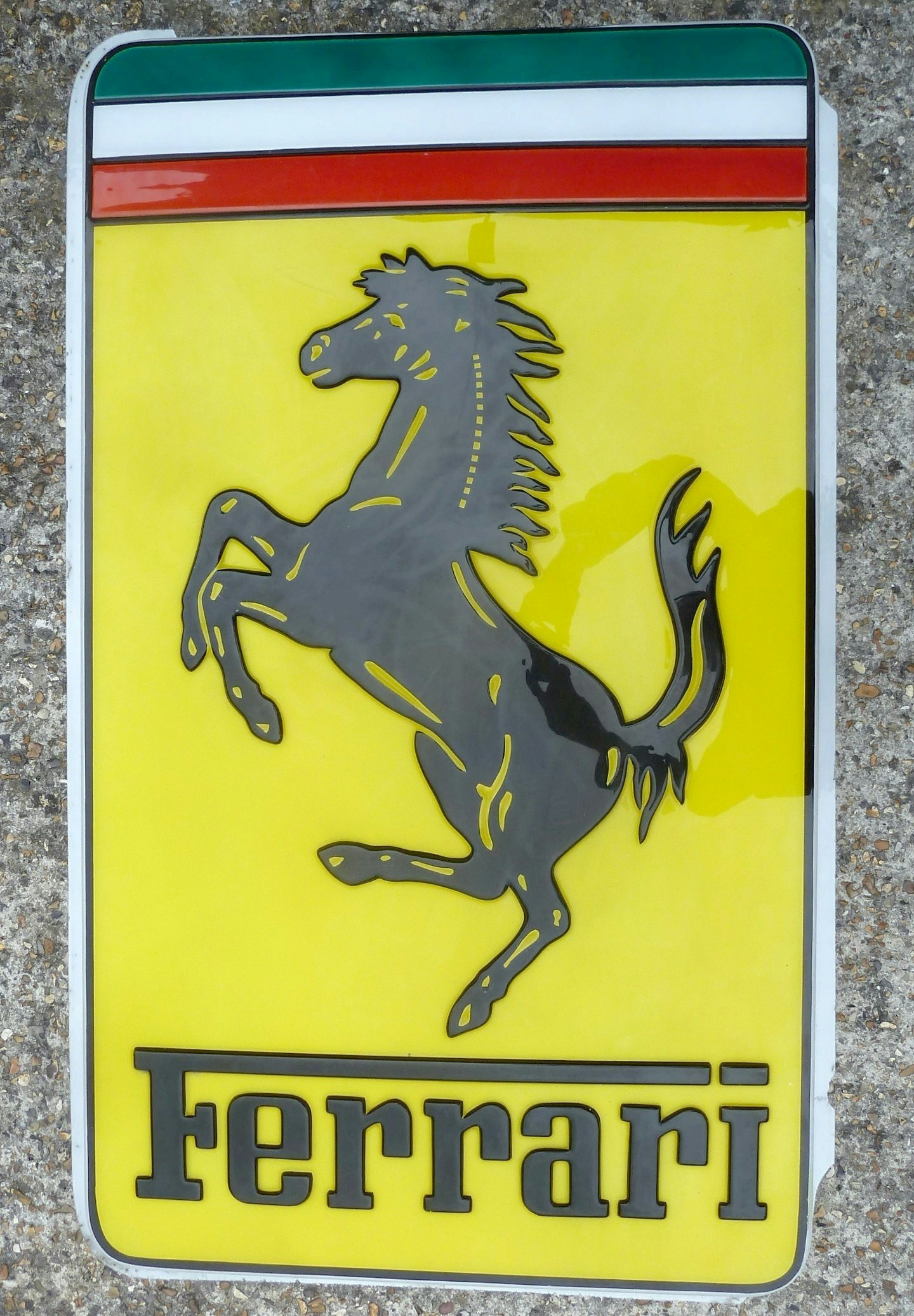 LARGE FERRARI SIGN - EX-MARANELLO EGHAM TOWER GARAGE