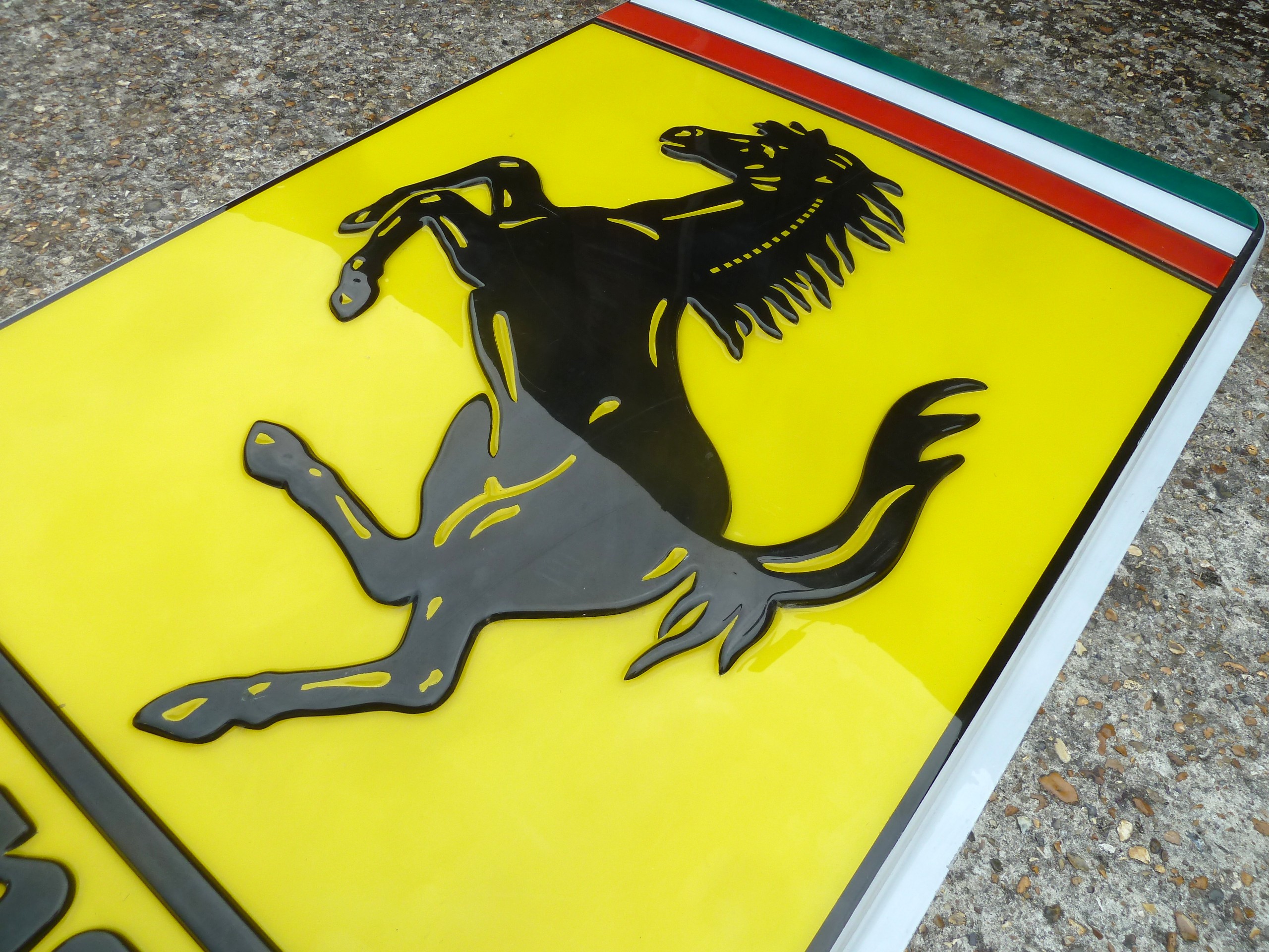 LARGE FERRARI SIGN - EX-MARANELLO EGHAM TOWER GARAGE