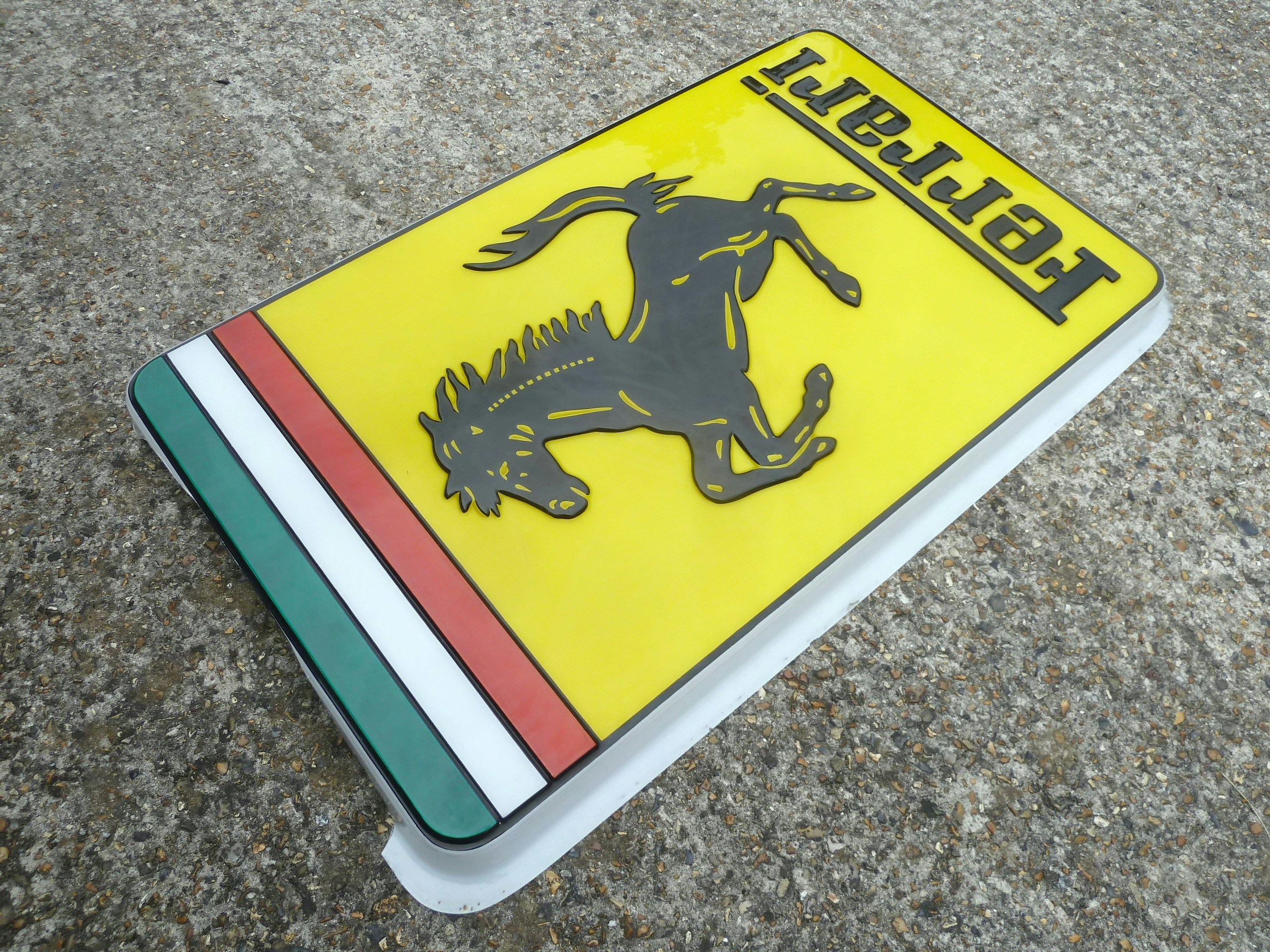 LARGE FERRARI SIGN - EX-MARANELLO EGHAM TOWER GARAGE