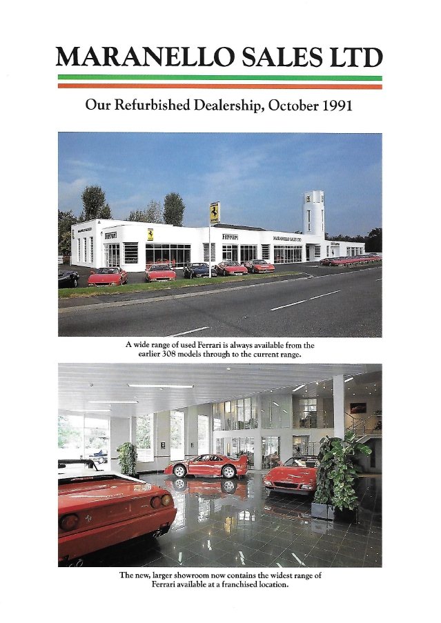 LARGE FERRARI SIGN - EX-MARANELLO EGHAM TOWER GARAGE