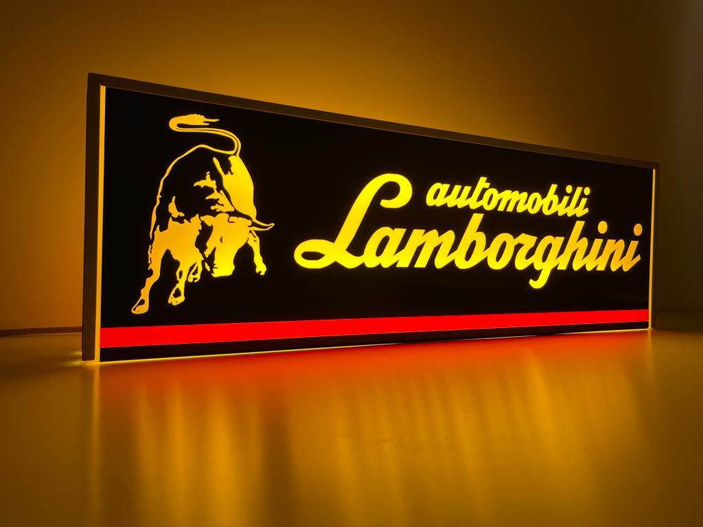 LAMBORGHINI ILLUMINATED SIGN