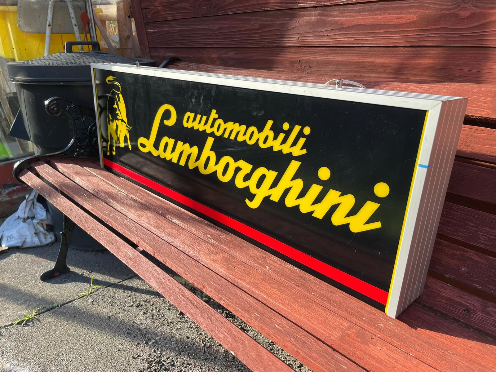 LAMBORGHINI ILLUMINATED SIGN