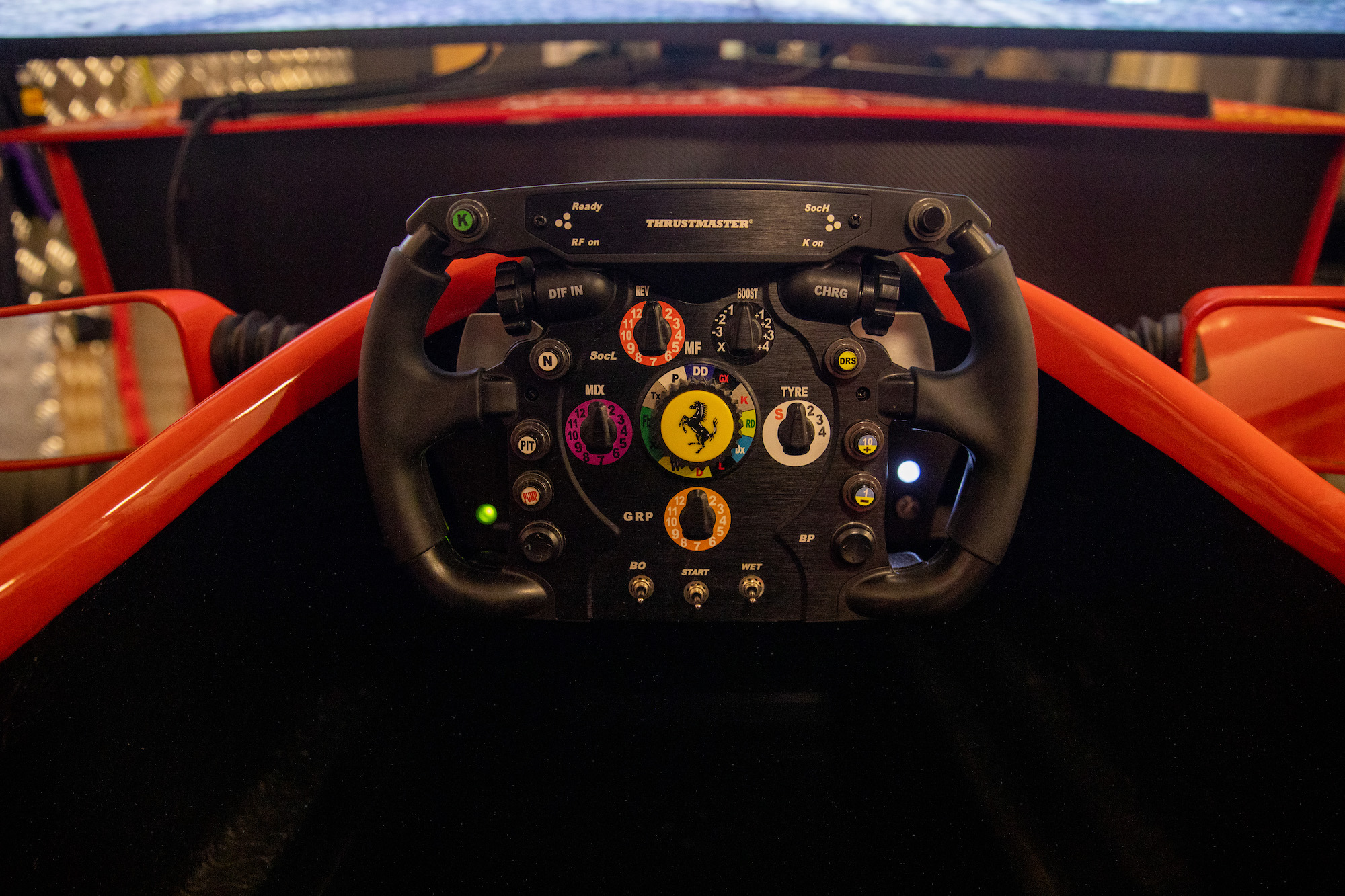 F1 STATIC RACING SIMULATOR - FERRARI LIVERY