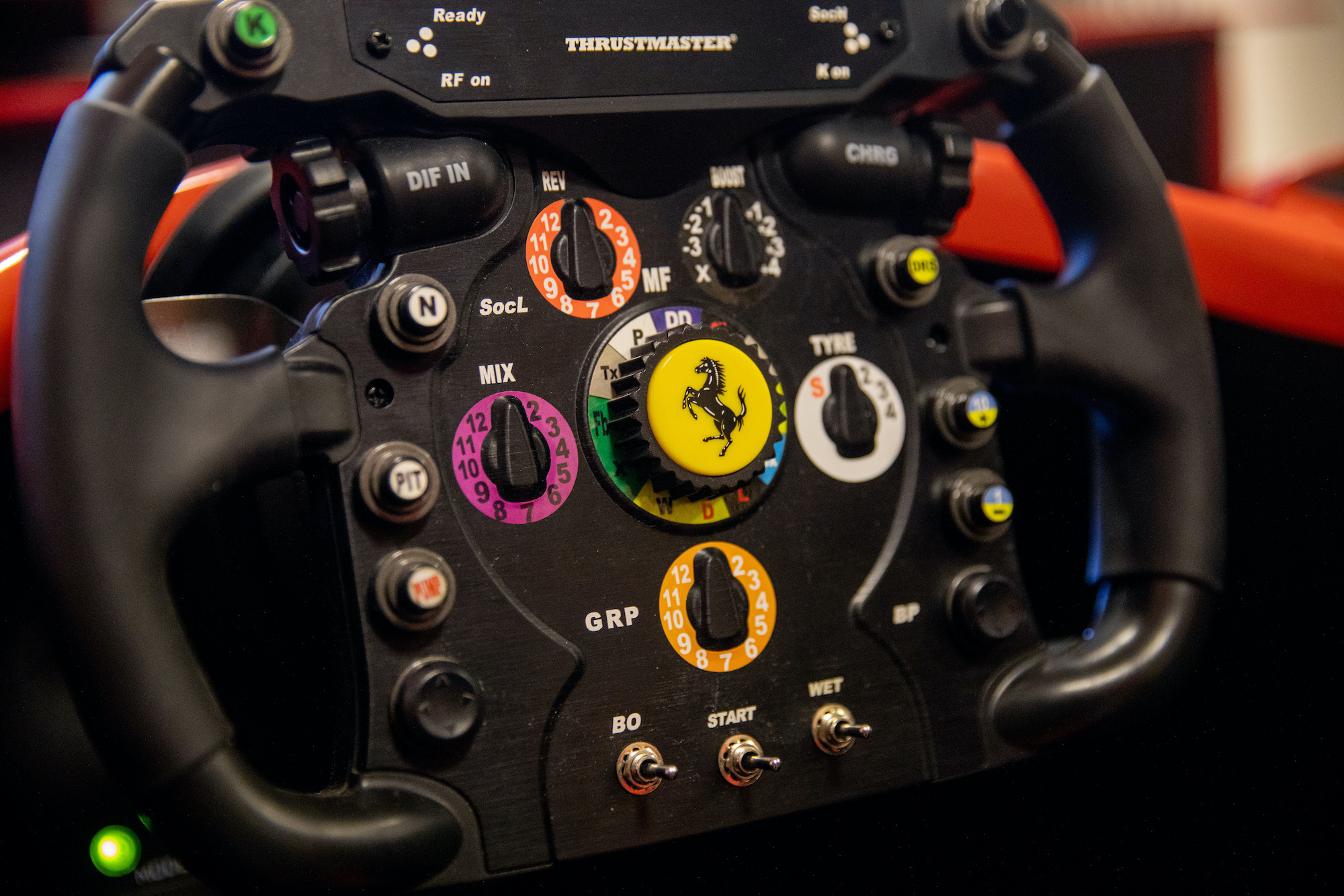 F1 STATIC RACING SIMULATOR - FERRARI LIVERY