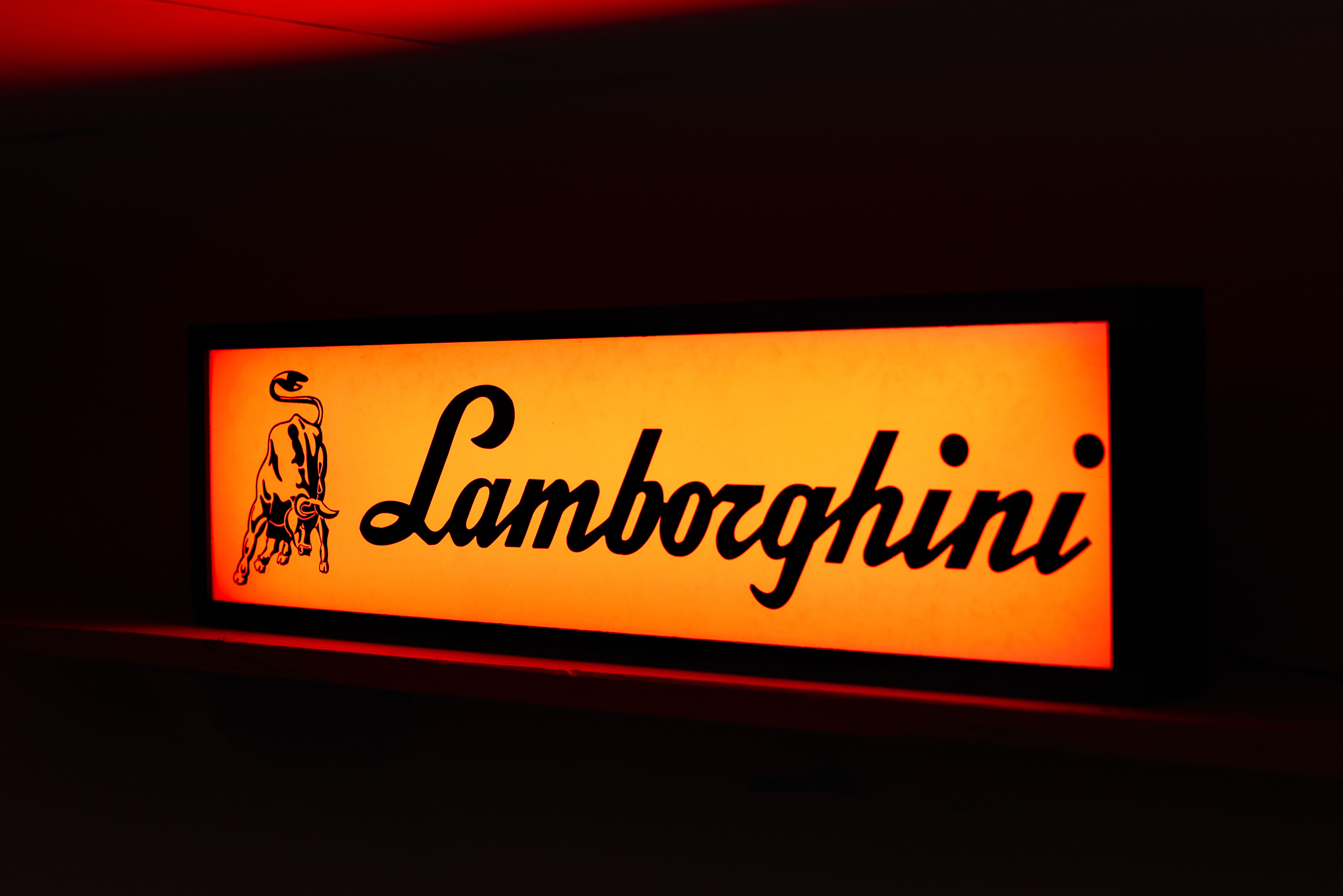 LAMBORGHINI ILLUMINATED SIGN