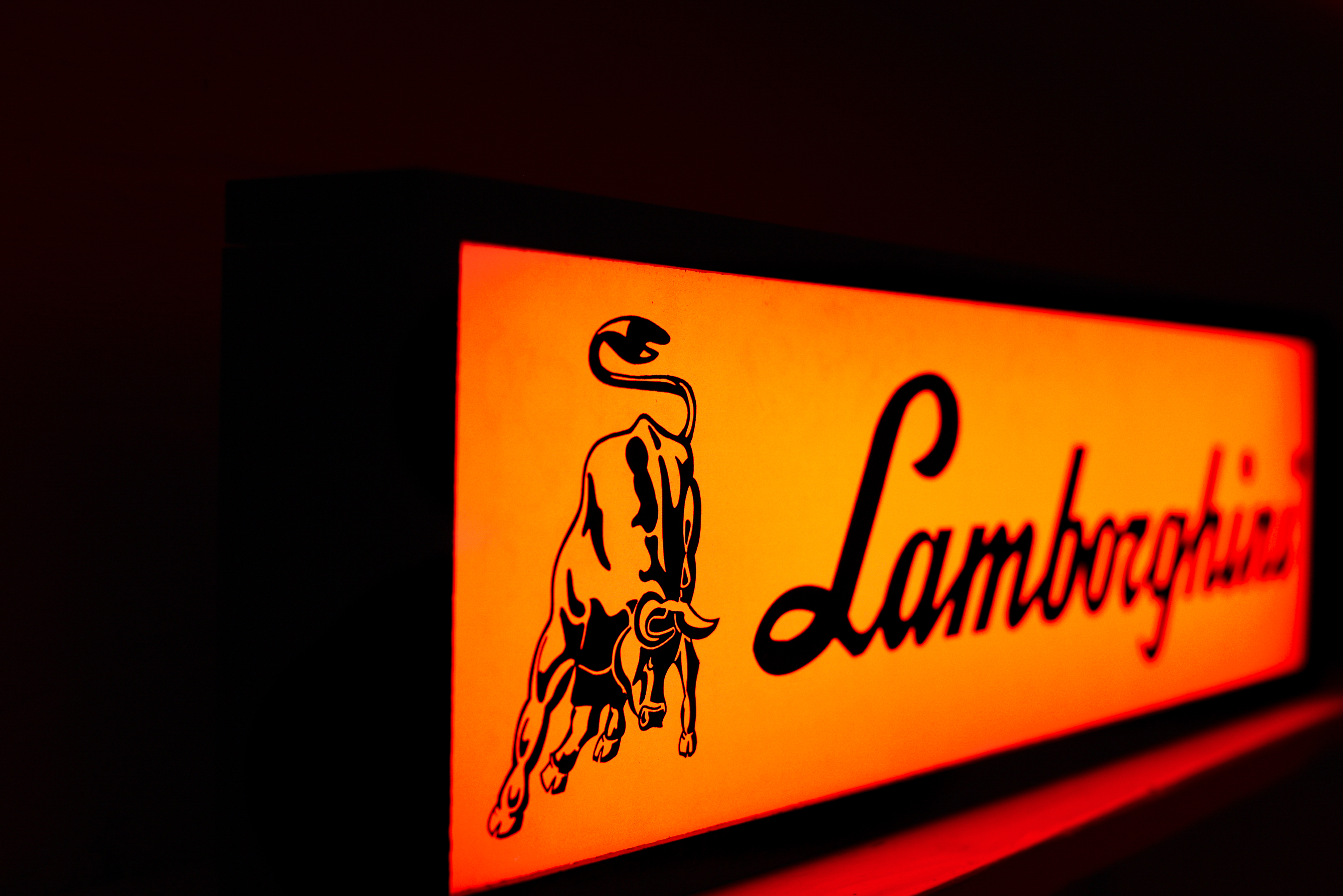 LAMBORGHINI ILLUMINATED SIGN for sale by auction in Burnt Hill ...