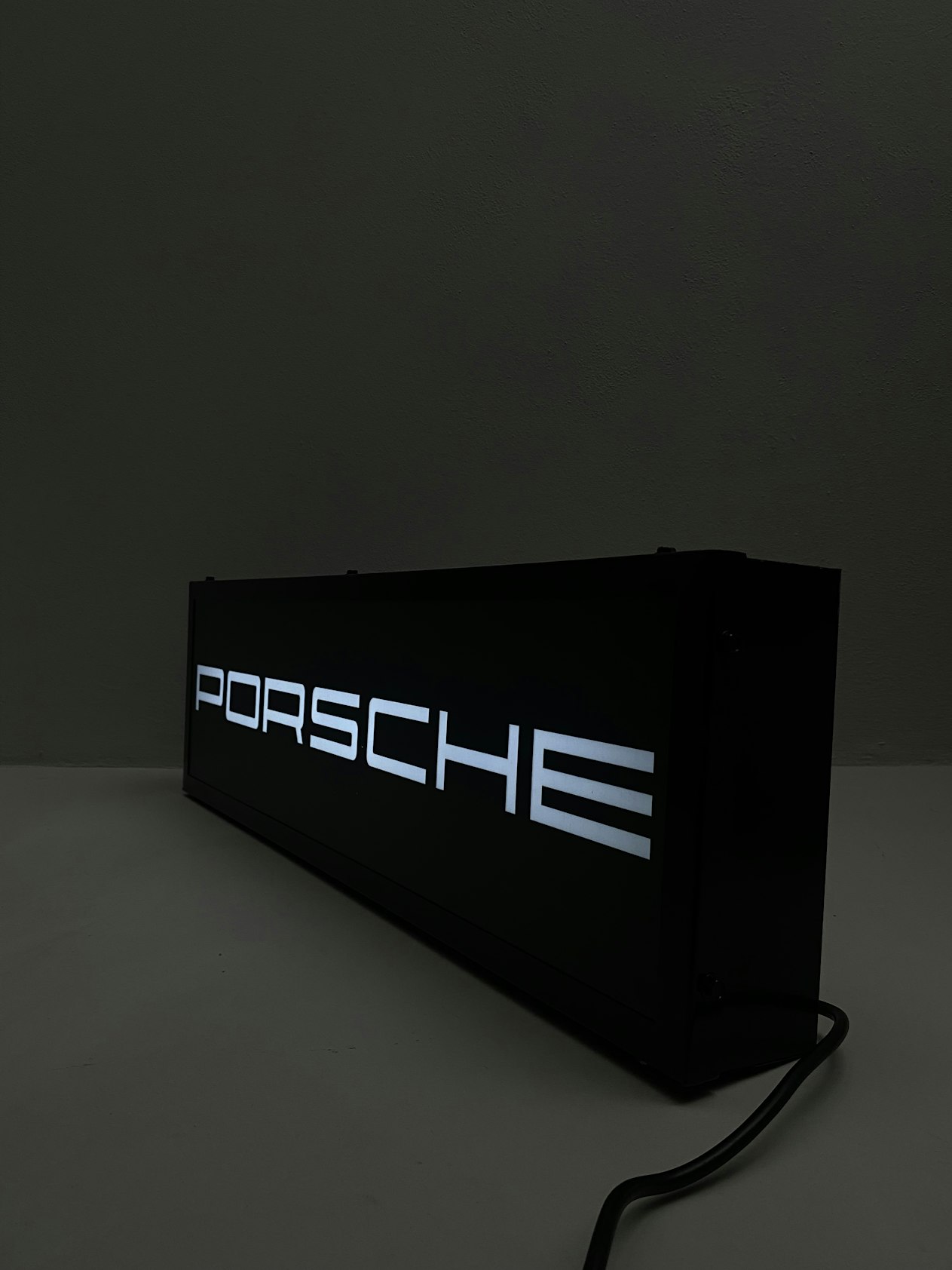 PORSCHE ILLUMINATED SIGN