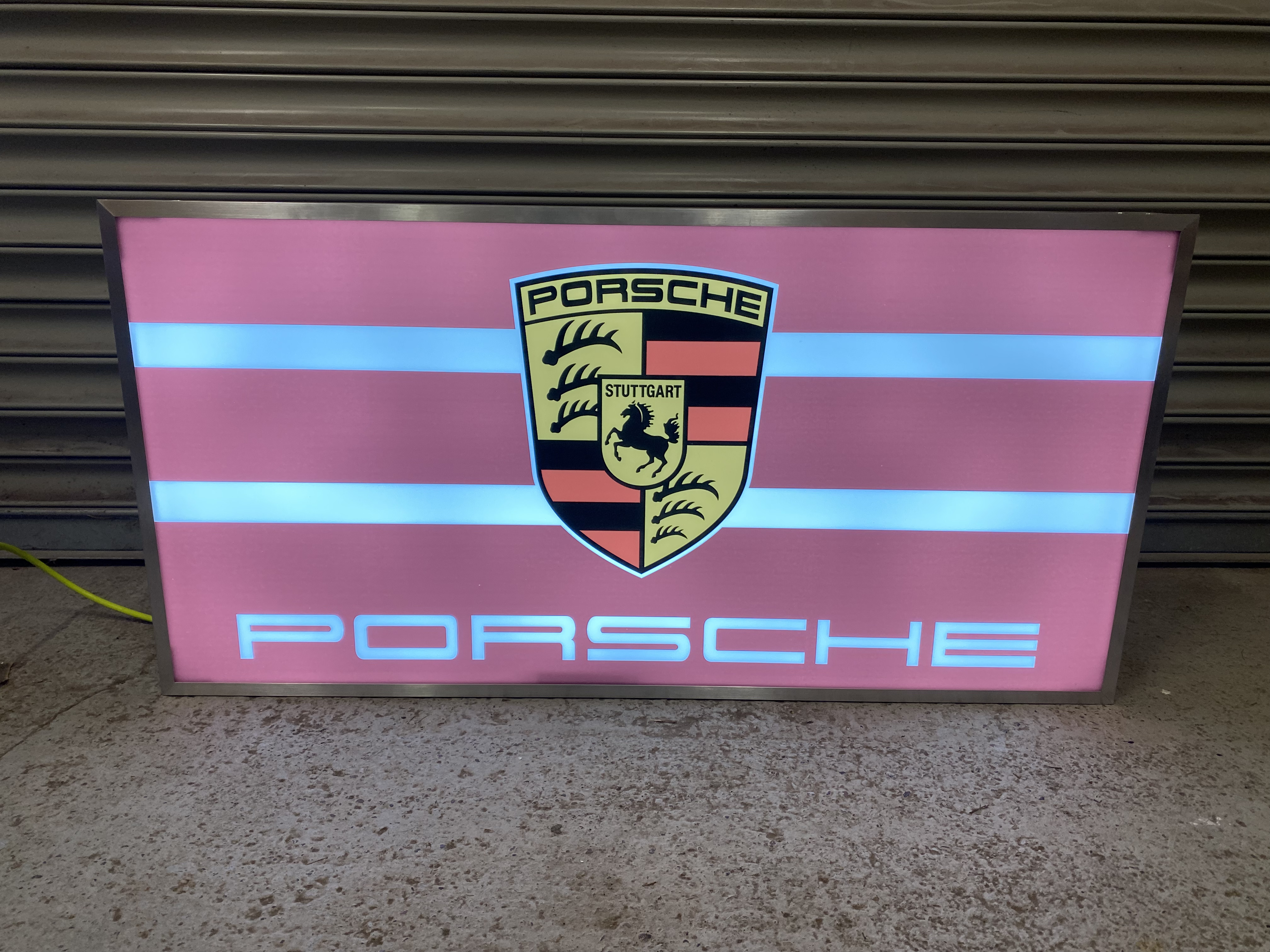 PORSCHE ILLUMINATED SIGN