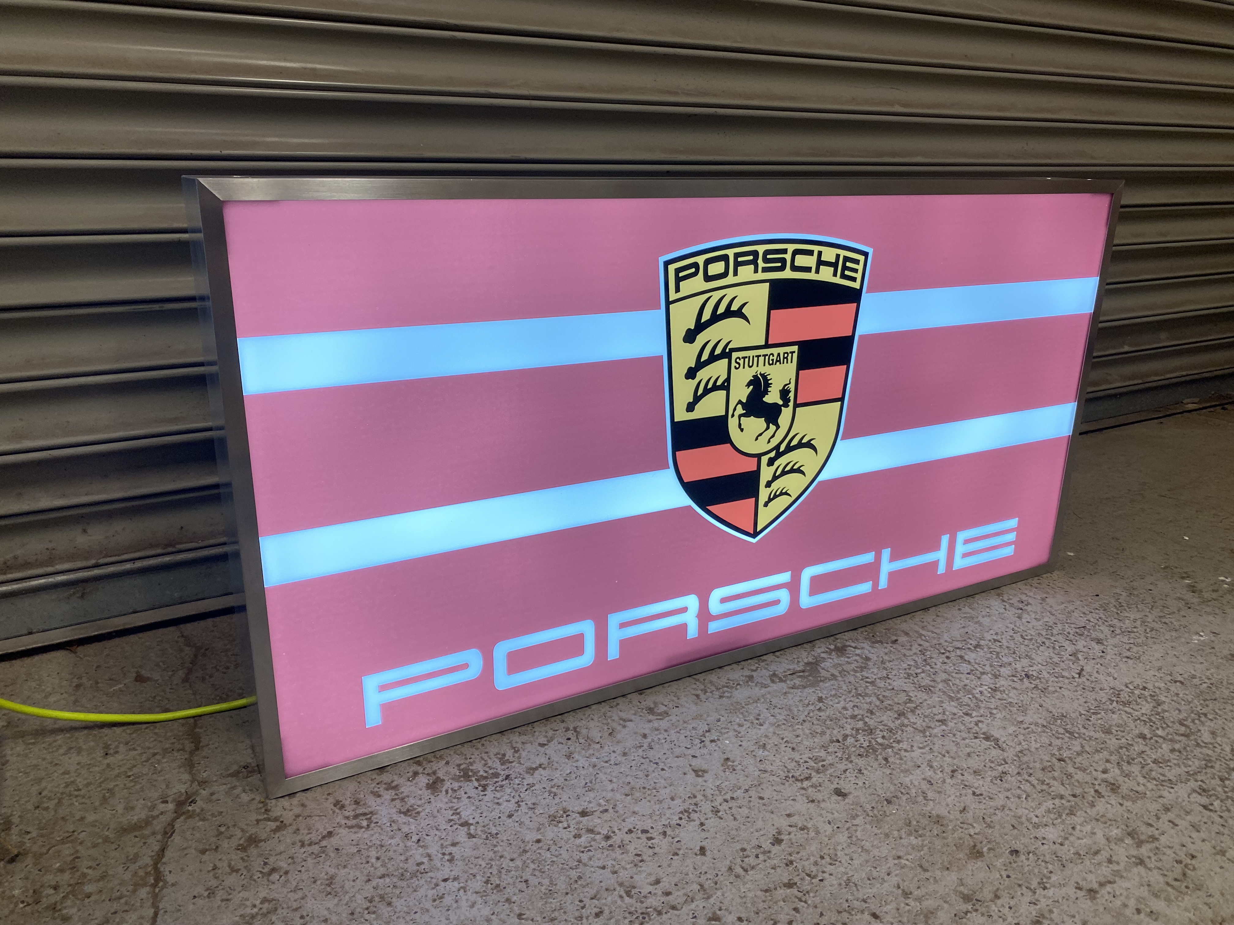 PORSCHE ILLUMINATED SIGN