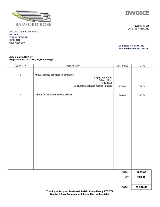 2003 ASTON MARTIN DB7 GT - MANUAL