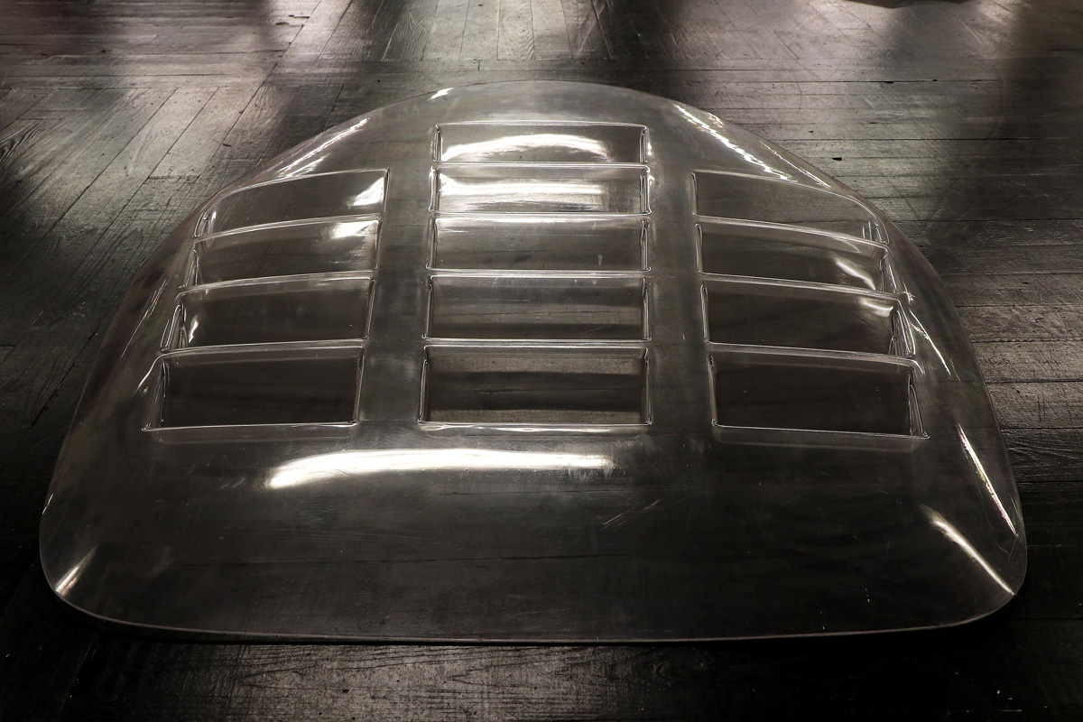 FERRARI F40 POLYCARBONATE ENGINE COVER