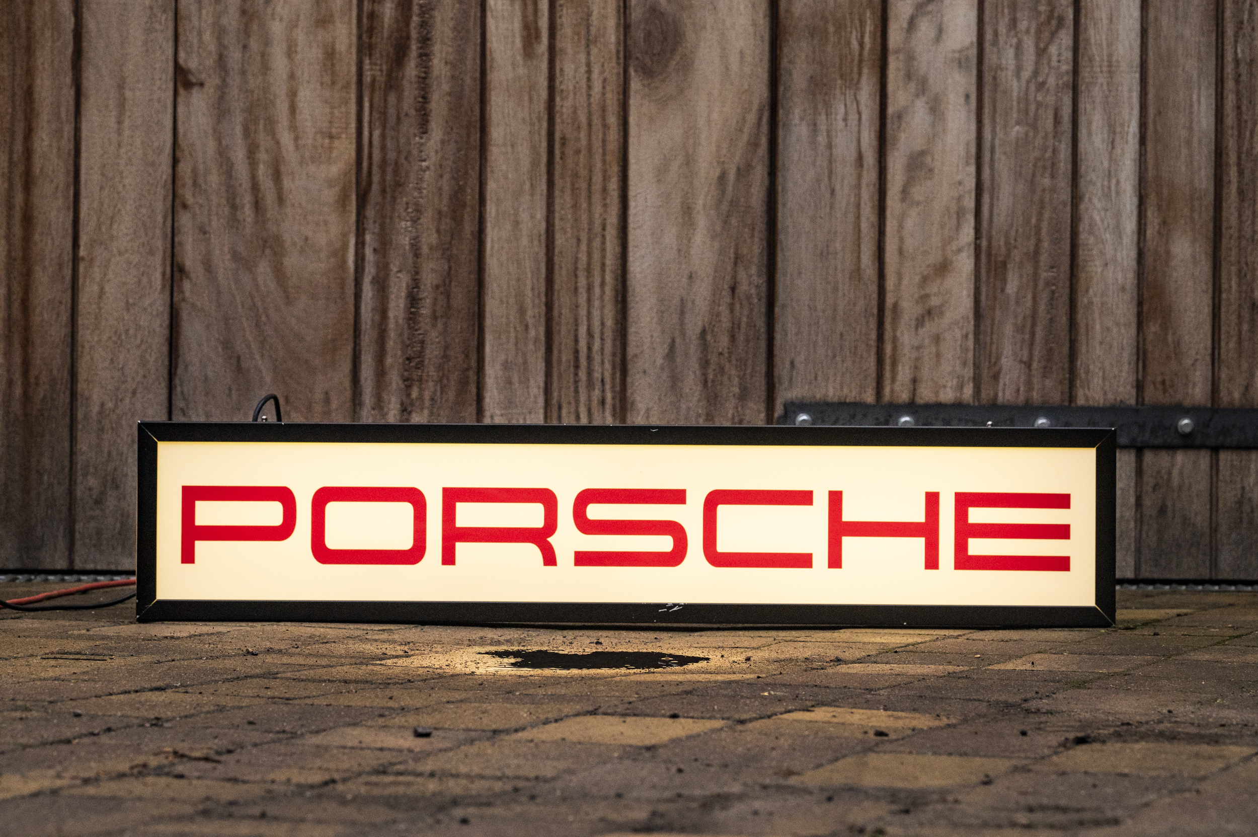 PORSCHE ILLUMINATED SIGN