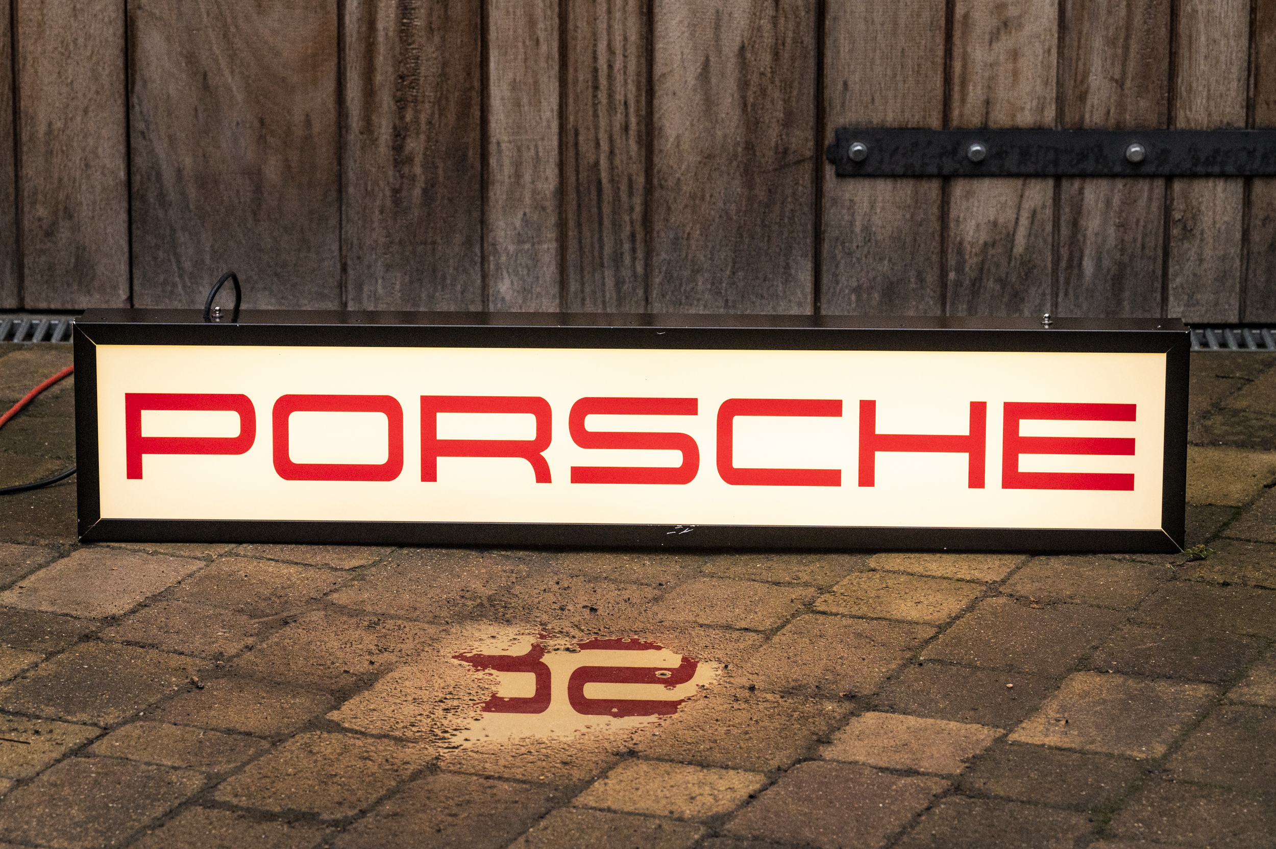 PORSCHE ILLUMINATED SIGN