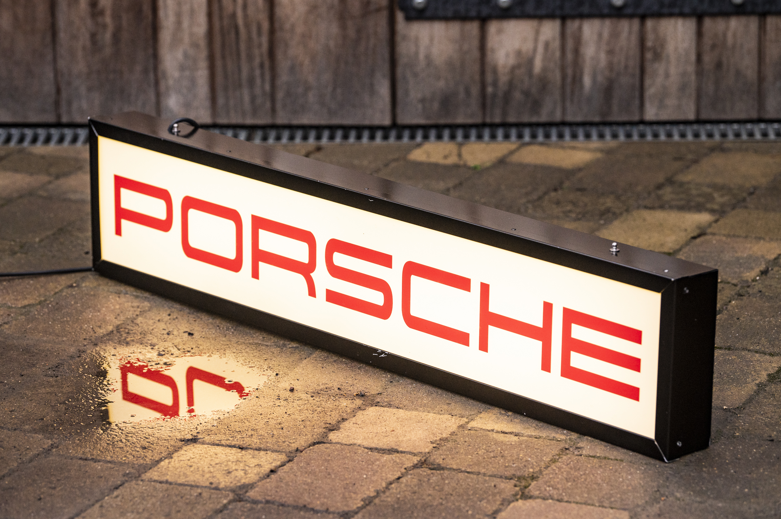 PORSCHE ILLUMINATED SIGN