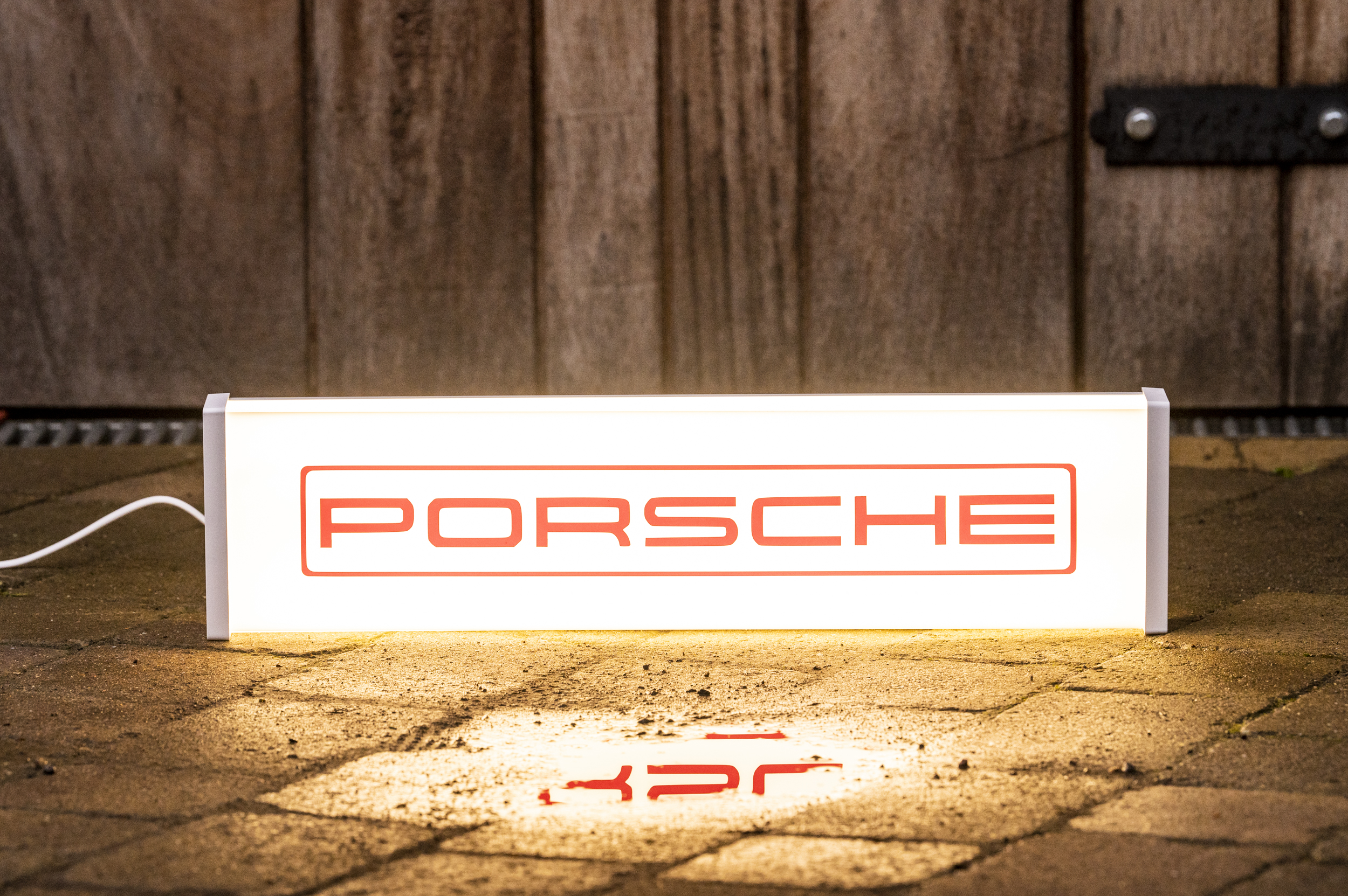 PORSCHE ILLUMINATED SIGN