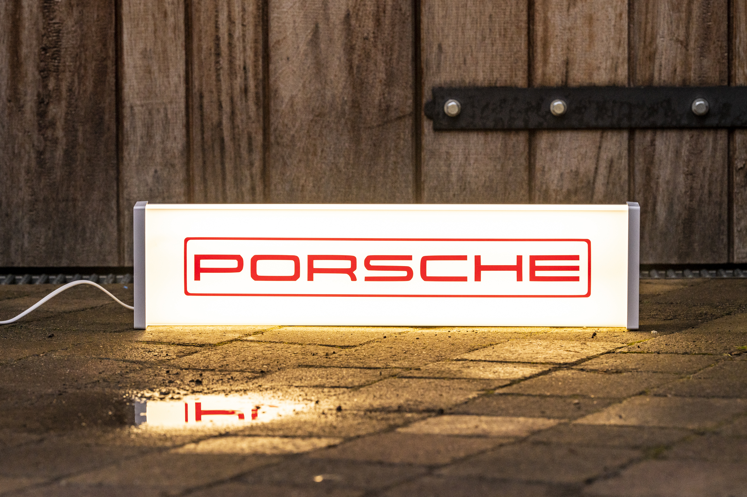 PORSCHE ILLUMINATED SIGN