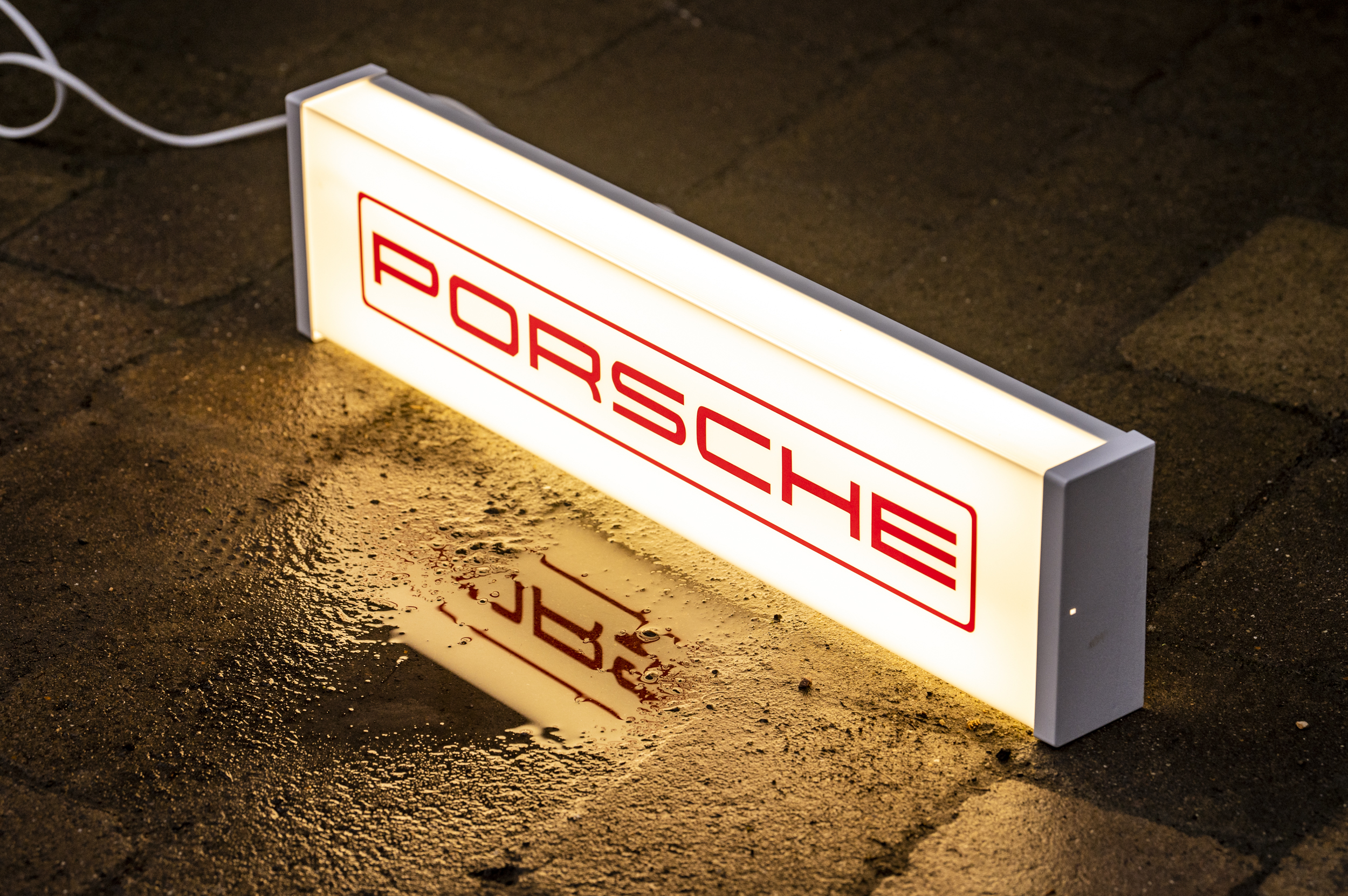 PORSCHE ILLUMINATED SIGN