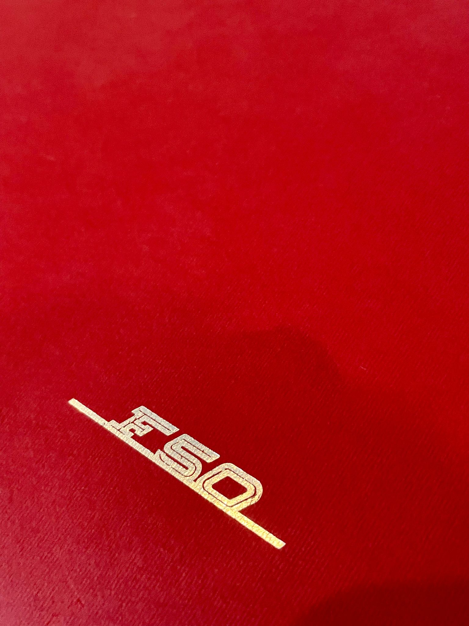 FERRARI F50 BLUEPRINT AND ARTWORK