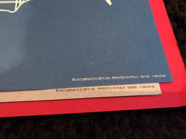 FERRARI F50 BLUEPRINT AND ARTWORK