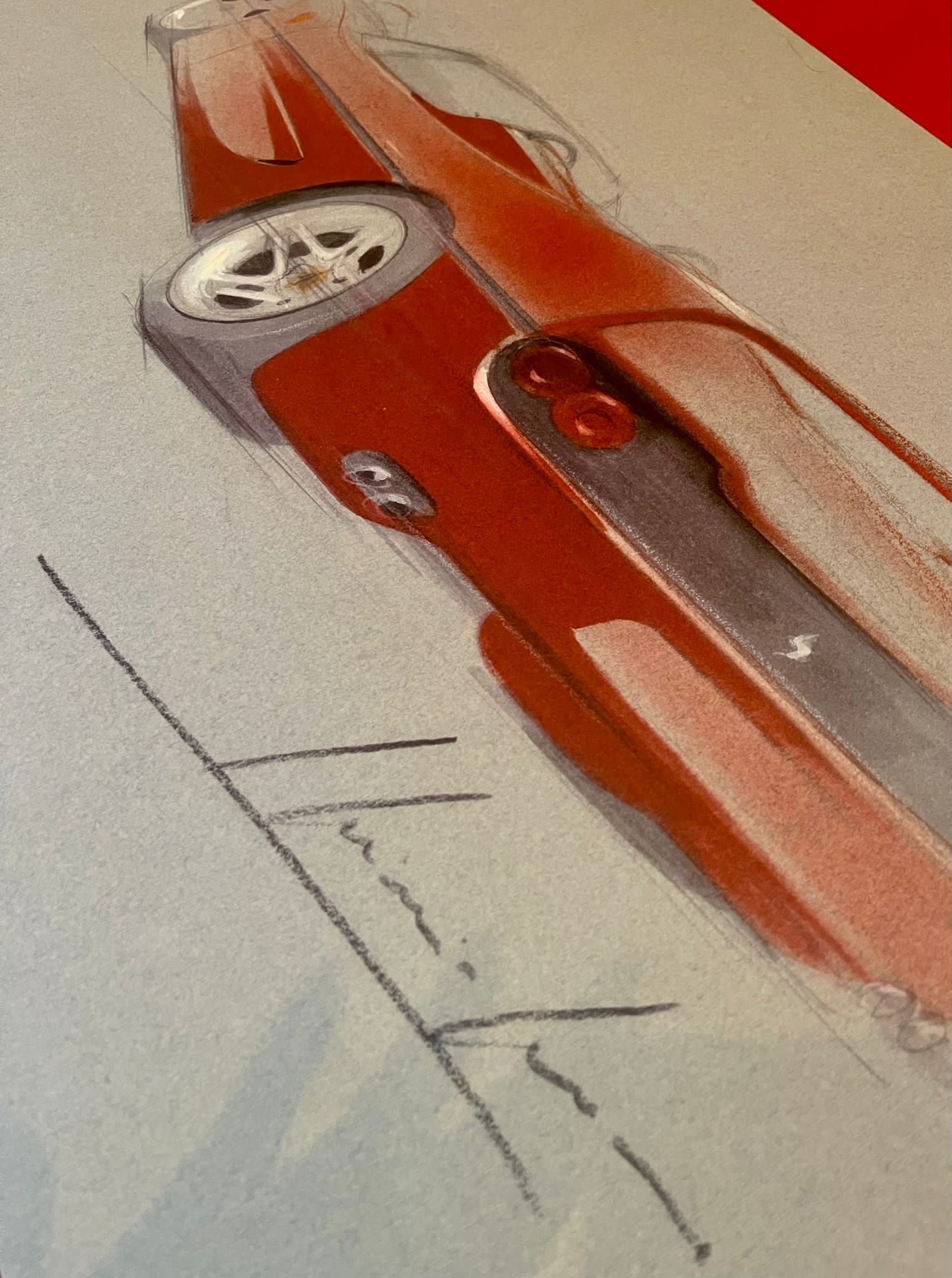 FERRARI F50 BLUEPRINT AND ARTWORK