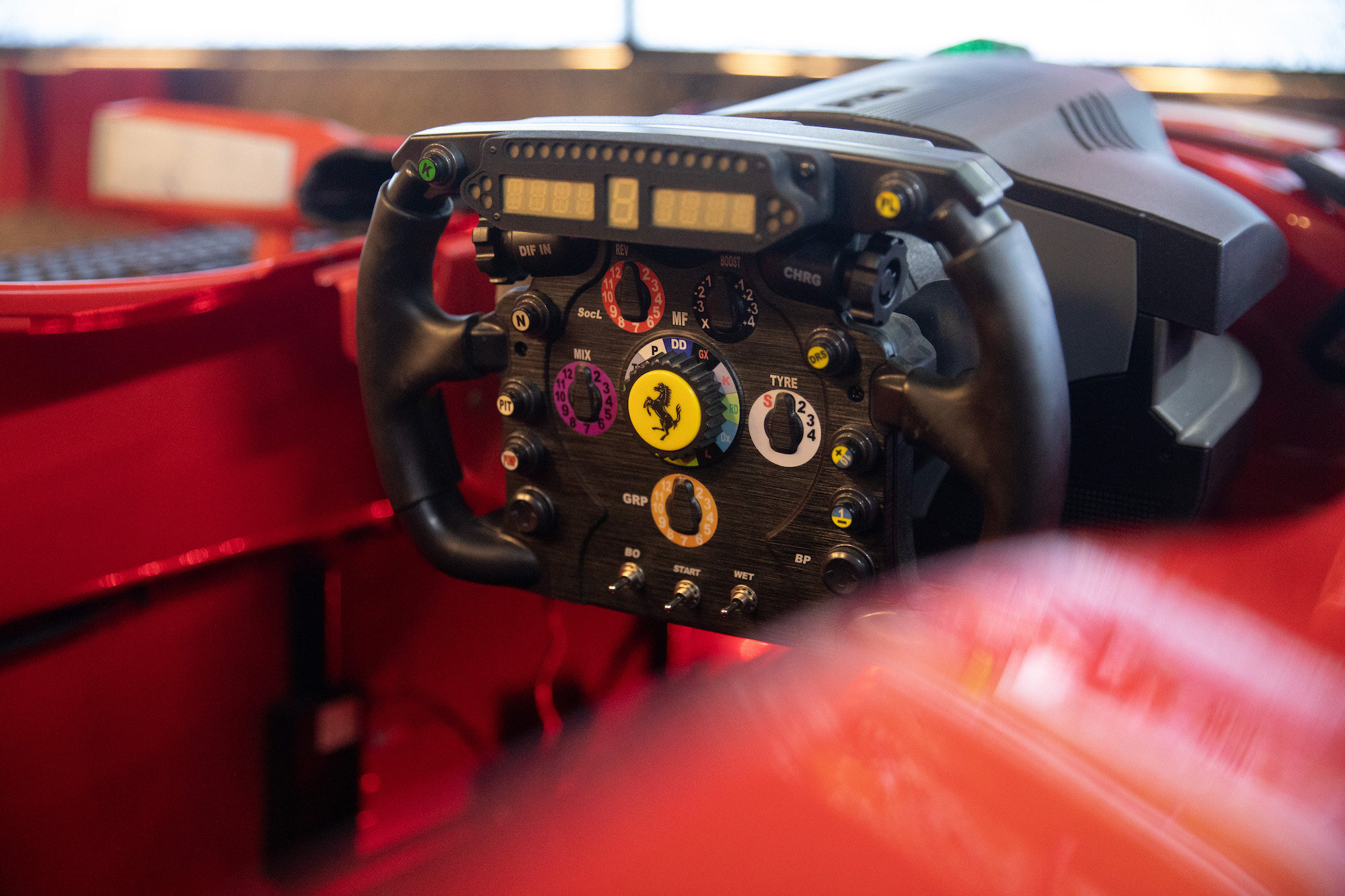 F1 STATIC RACING SIMULATOR - FERRARI LIVERY