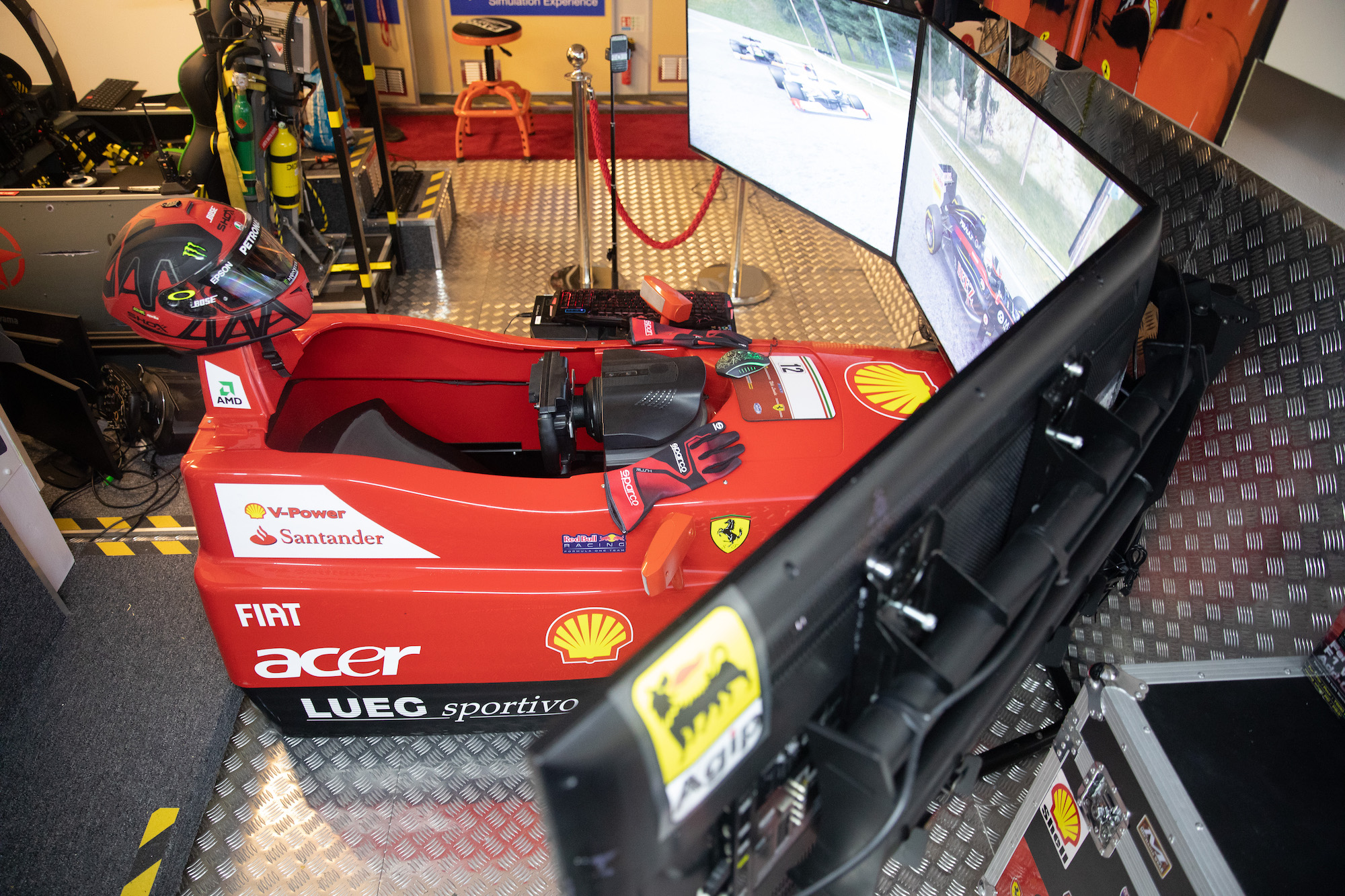 F1 STATIC RACING SIMULATOR - FERRARI LIVERY
