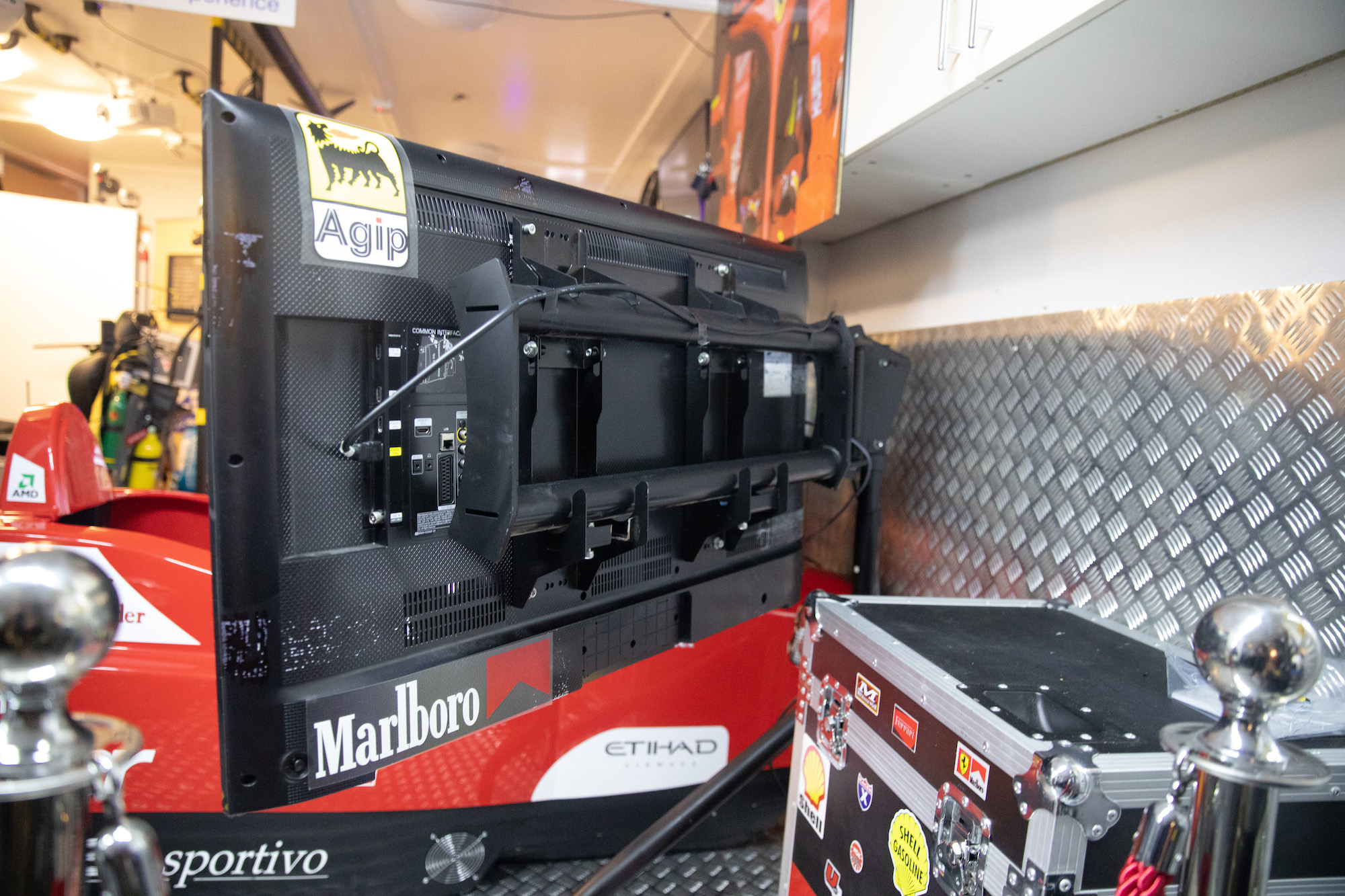 F1 STATIC RACING SIMULATOR - FERRARI LIVERY