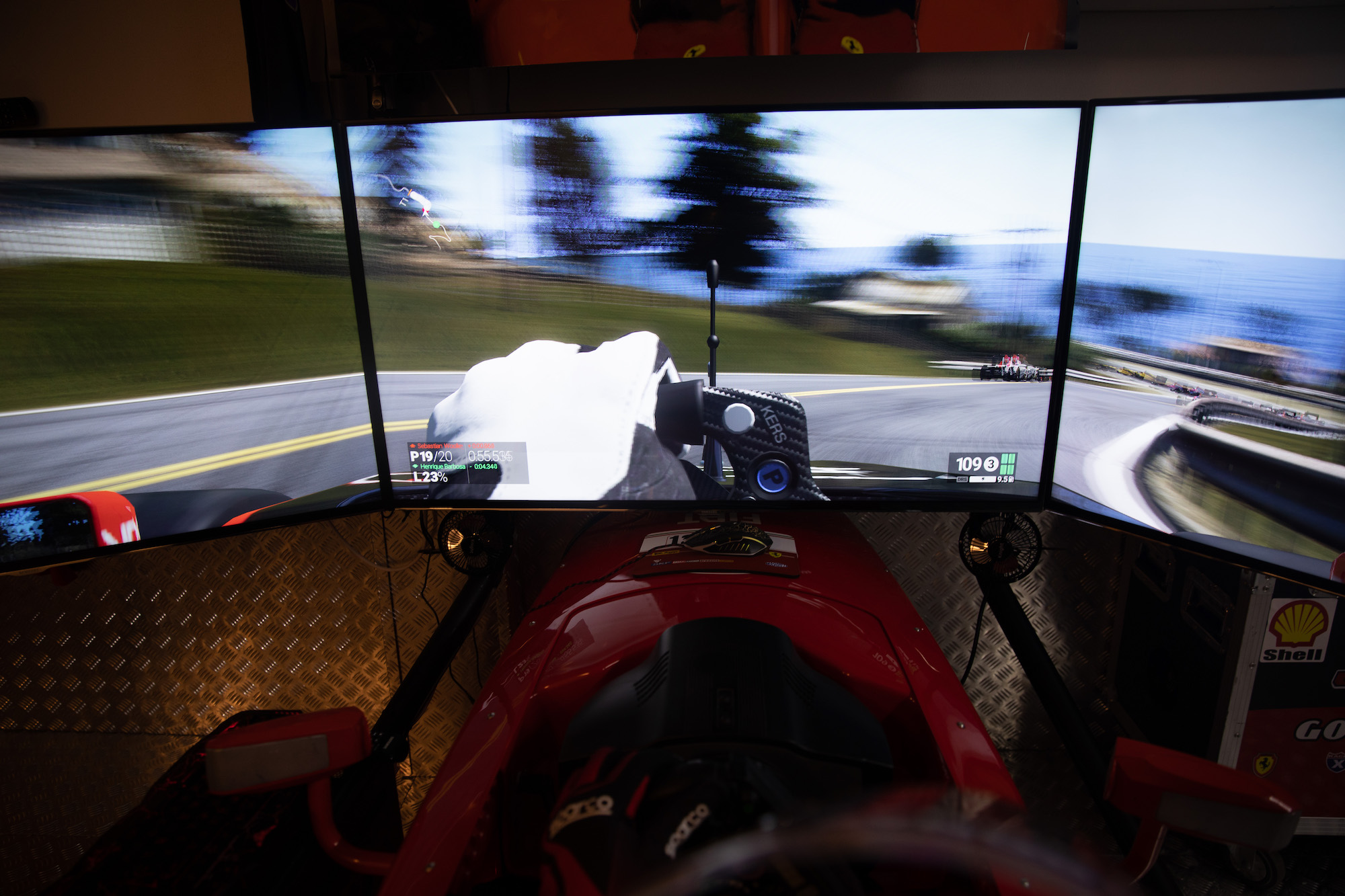 F1 STATIC RACING SIMULATOR - FERRARI LIVERY