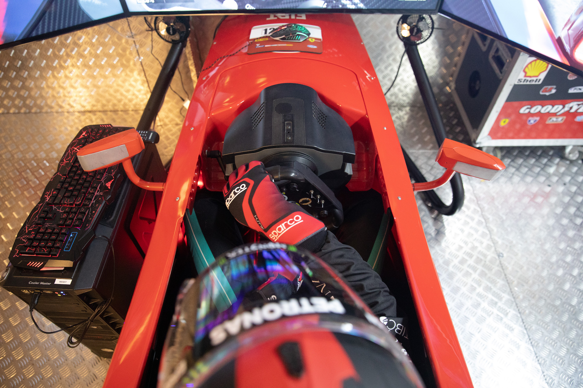 F1 STATIC RACING SIMULATOR - FERRARI LIVERY