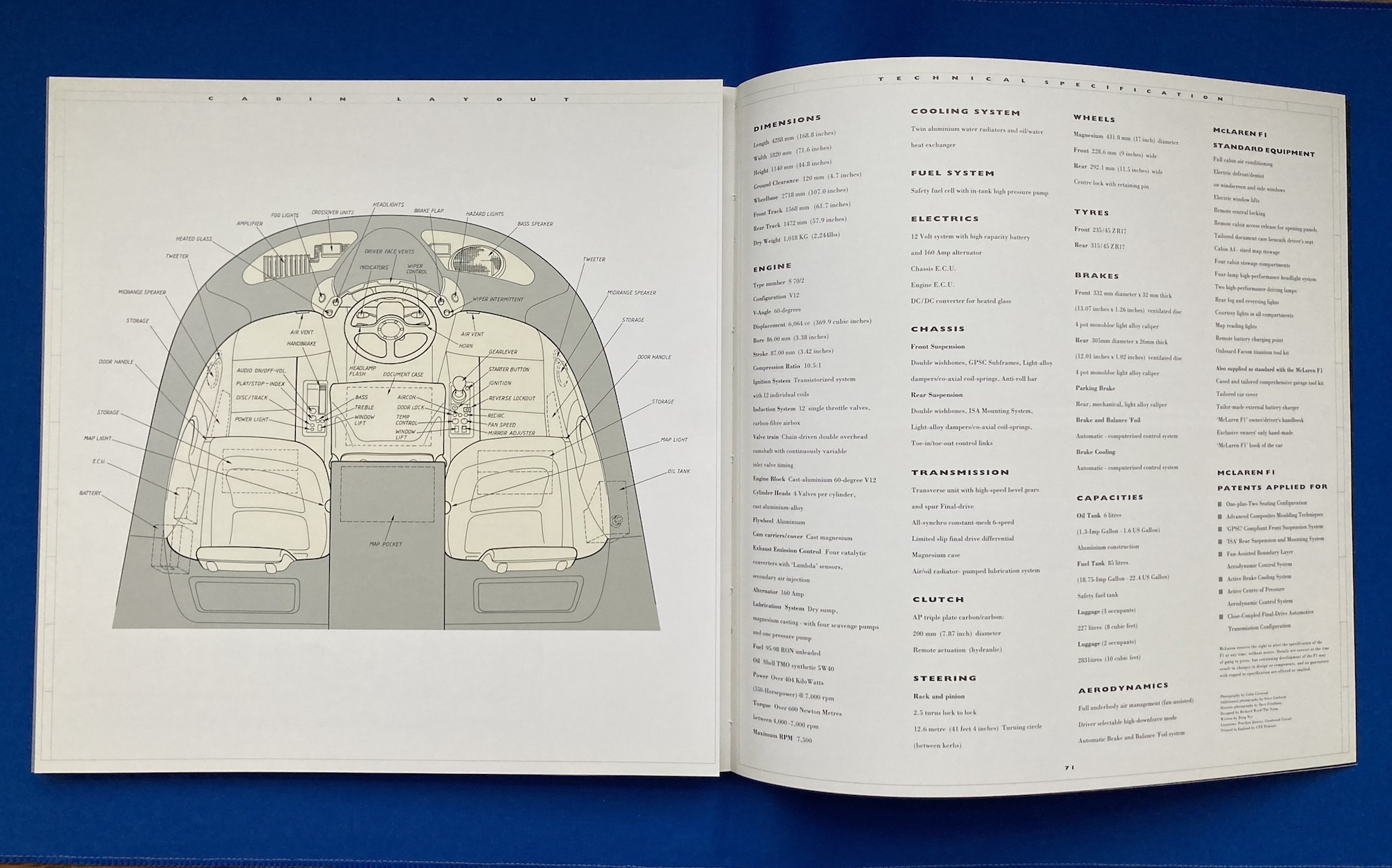 MCLAREN F1 MONACO LAUNCH BROCHURE for sale by auction in Staffordshire ...