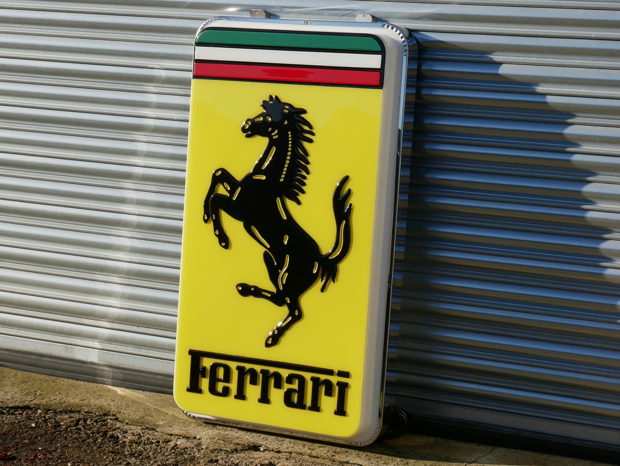 FERRARI ILLUMINATED DEALERSHIP SIGN