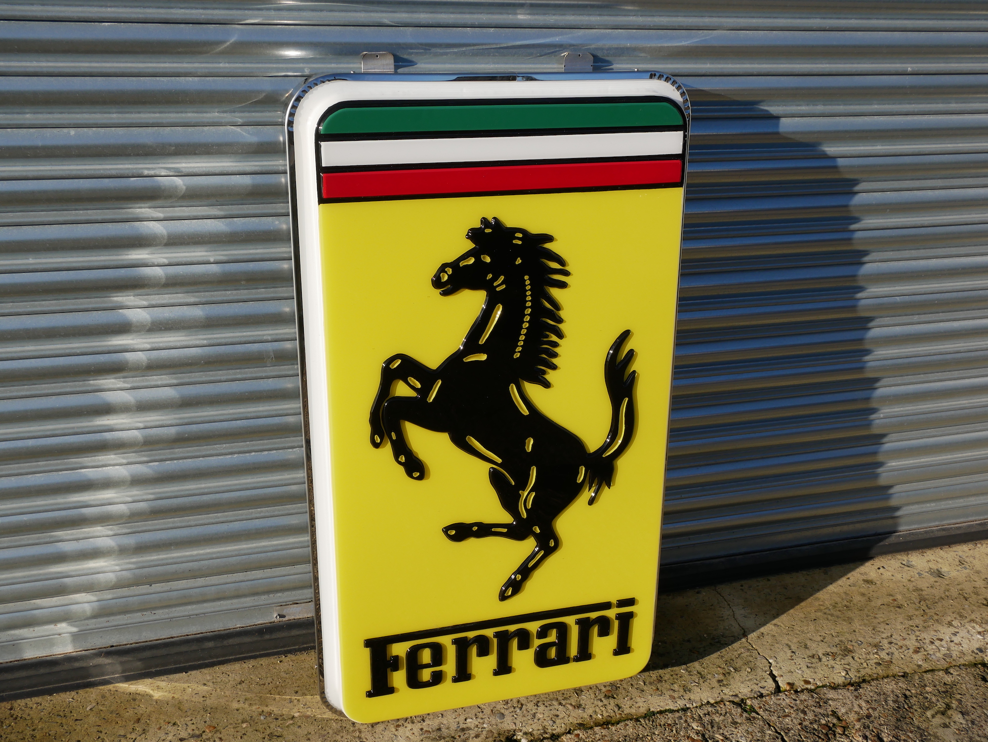 FERRARI ILLUMINATED DEALERSHIP SIGN
