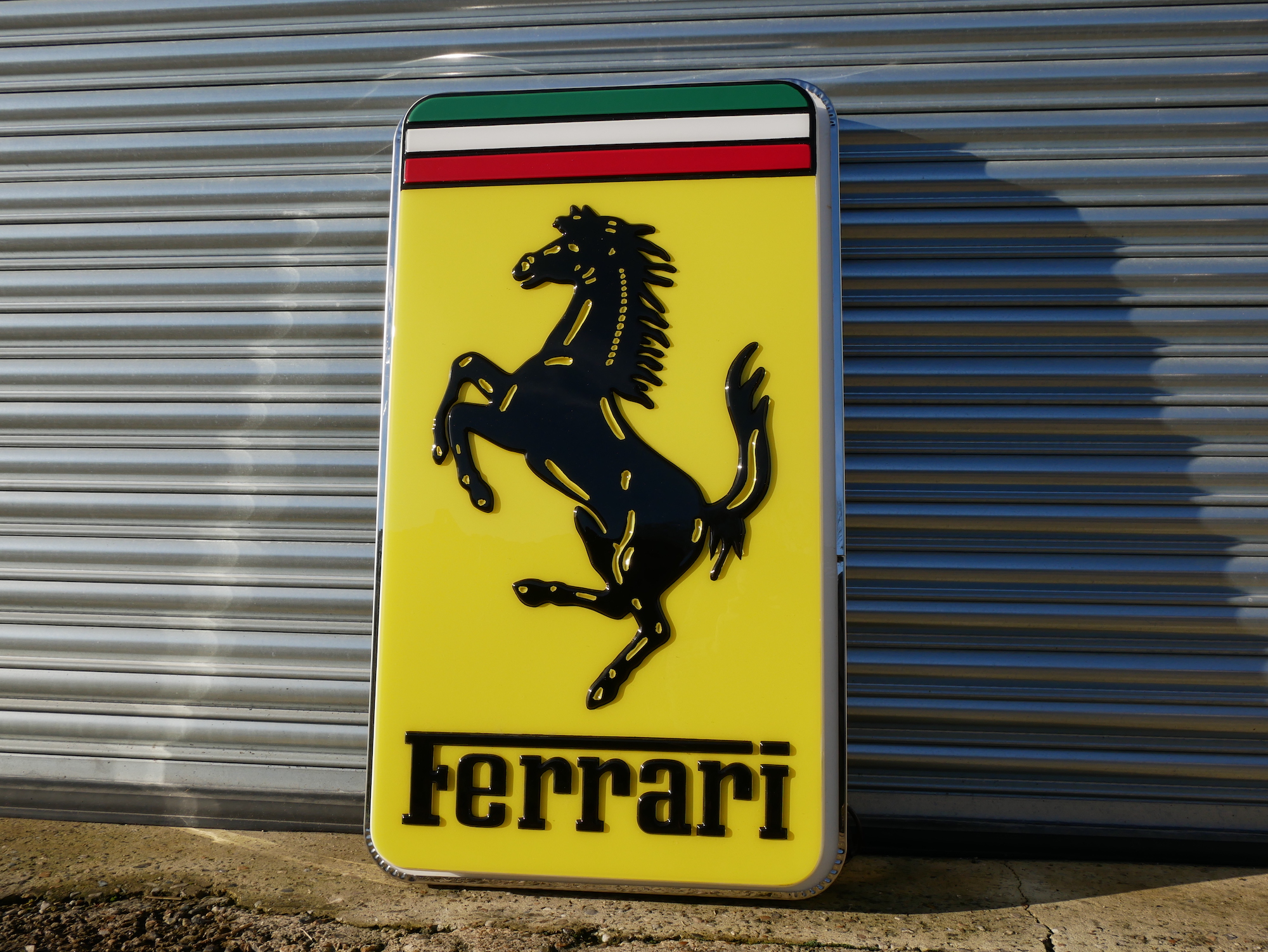 FERRARI ILLUMINATED DEALERSHIP SIGN