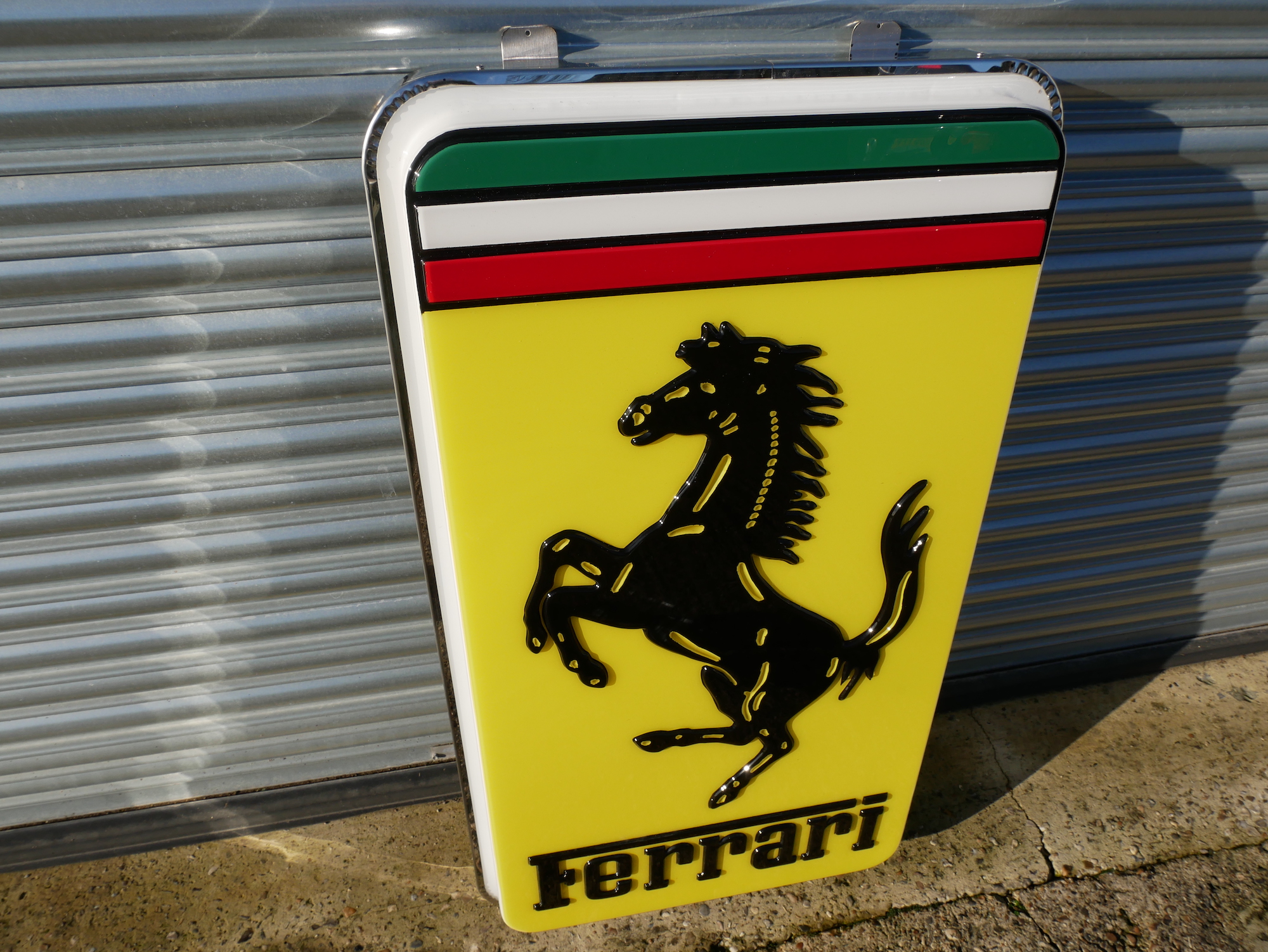 FERRARI ILLUMINATED DEALERSHIP SIGN