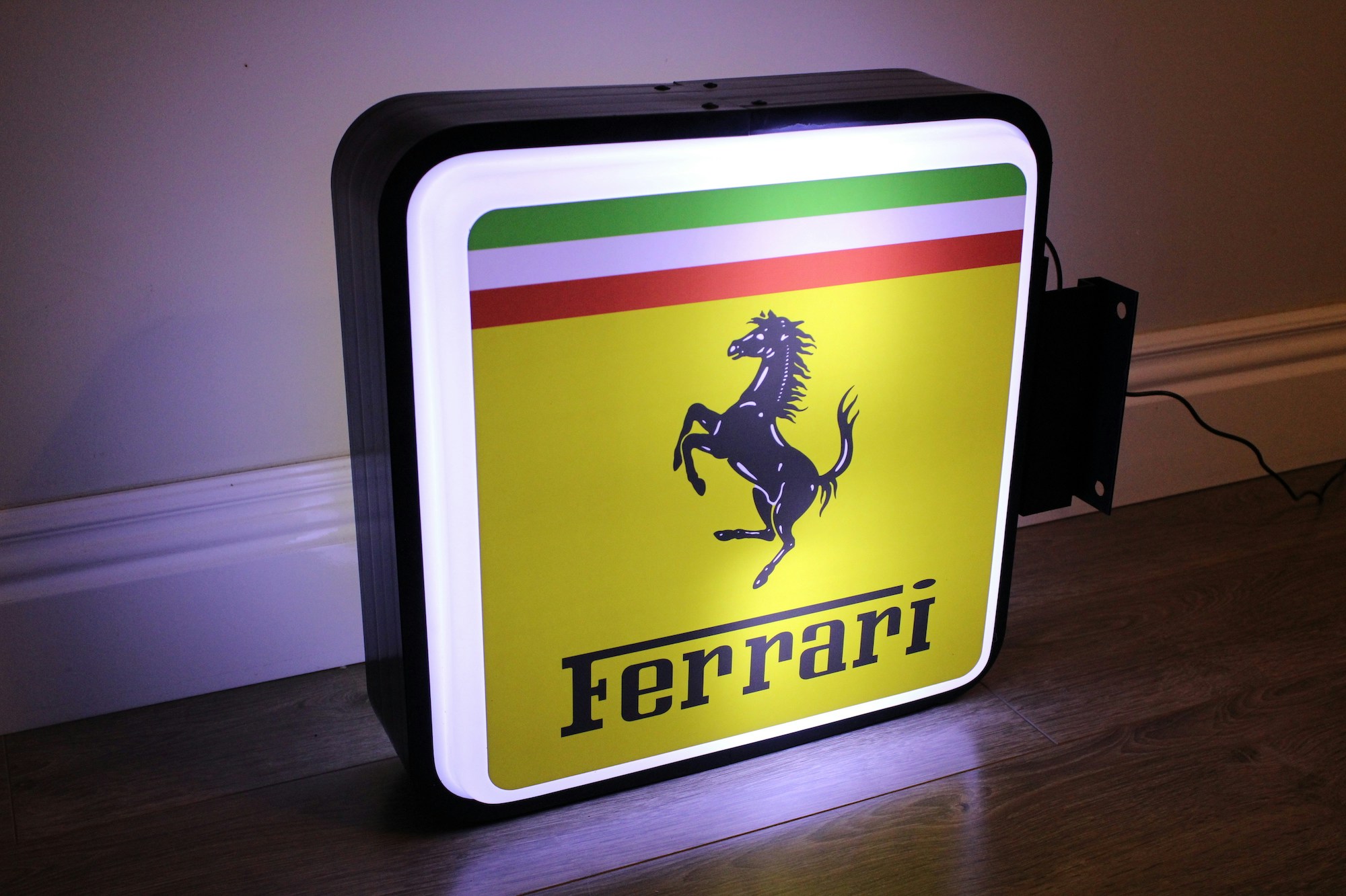 FERRARI DOUBLE SIDED ILLUMINATED SIGN