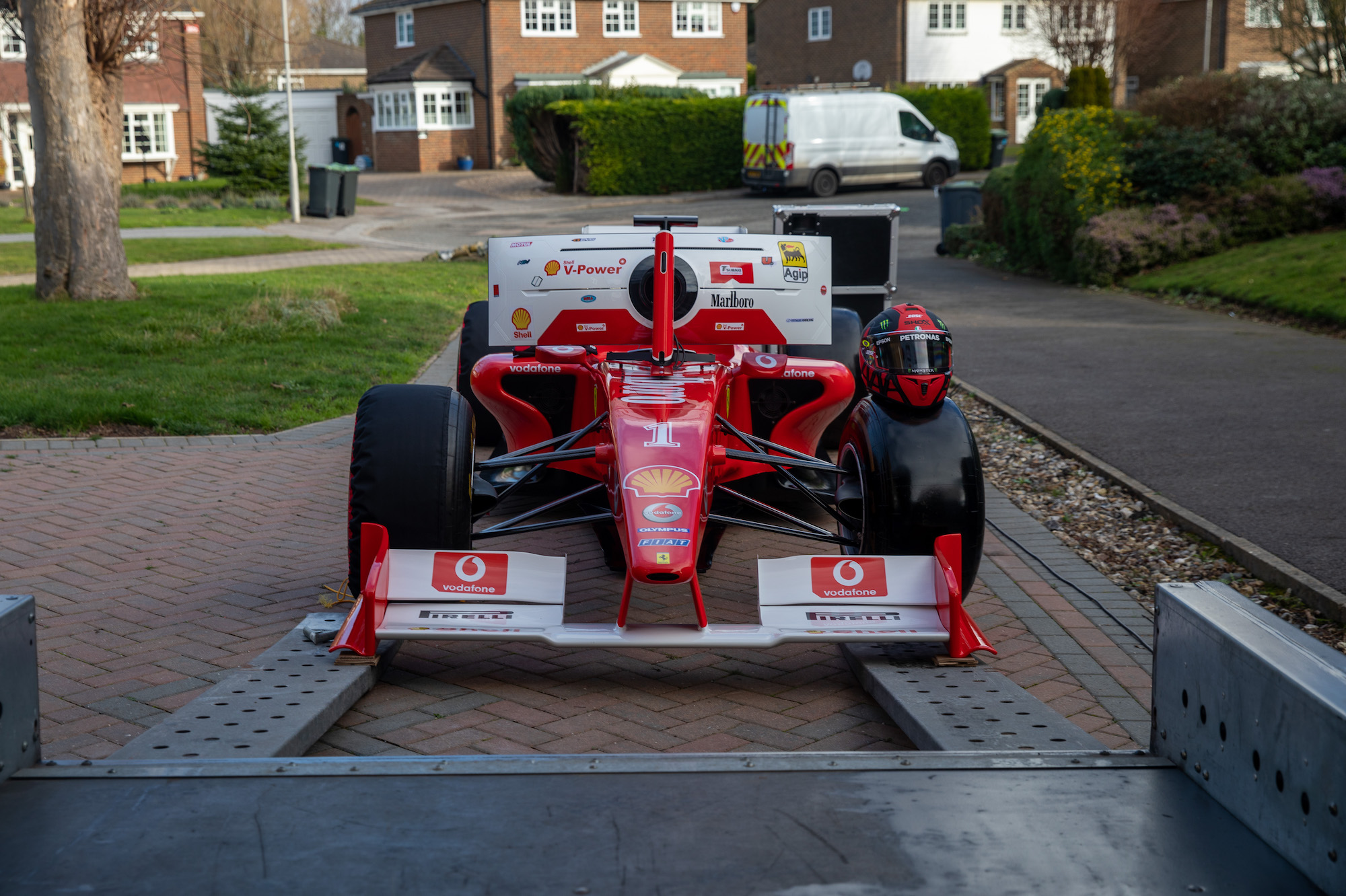 FERRARI F1 REPLICA RACING SIMULATOR AND TRAILER