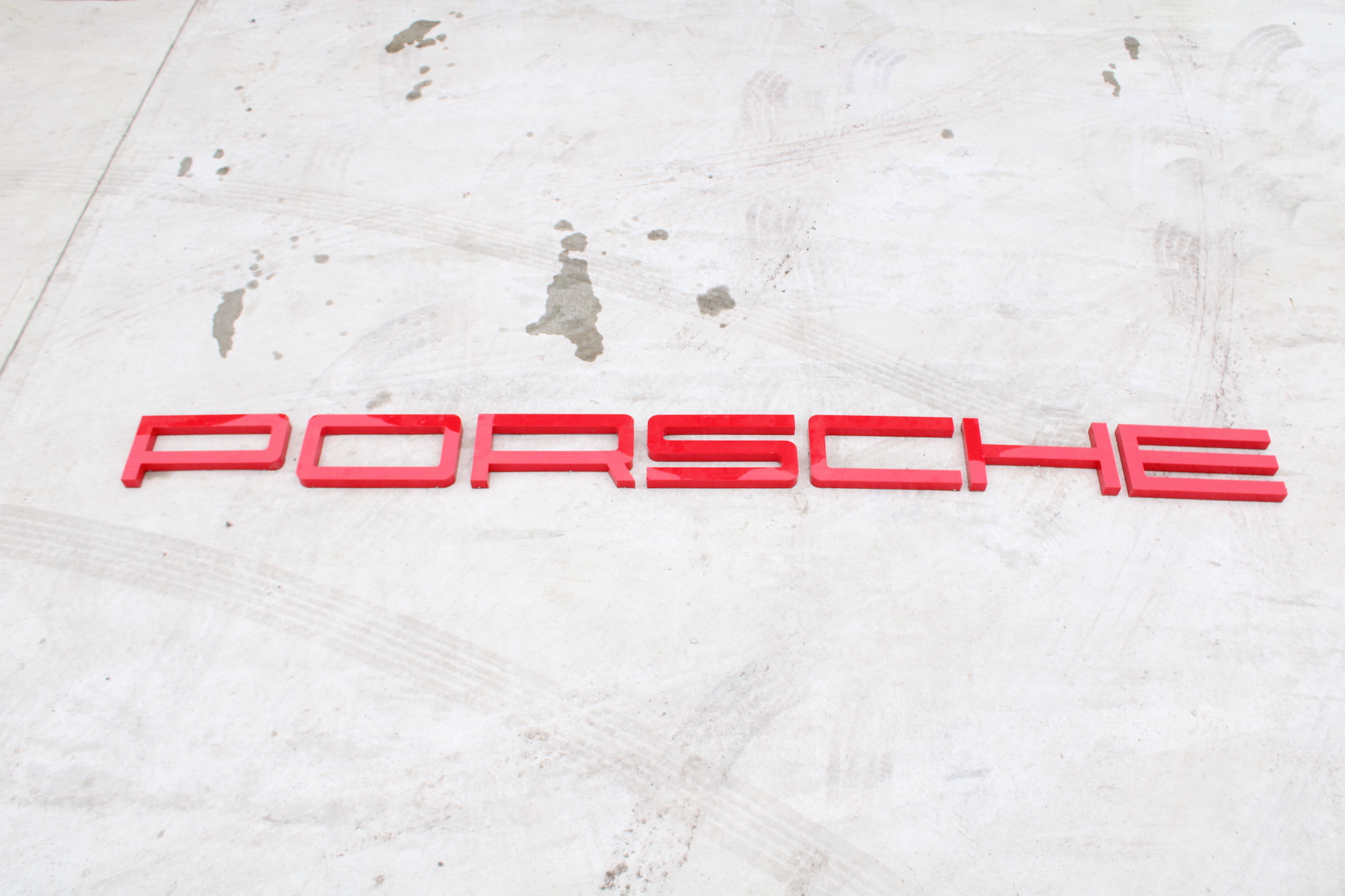LARGE PORSCHE DEALERSHIP SIGN