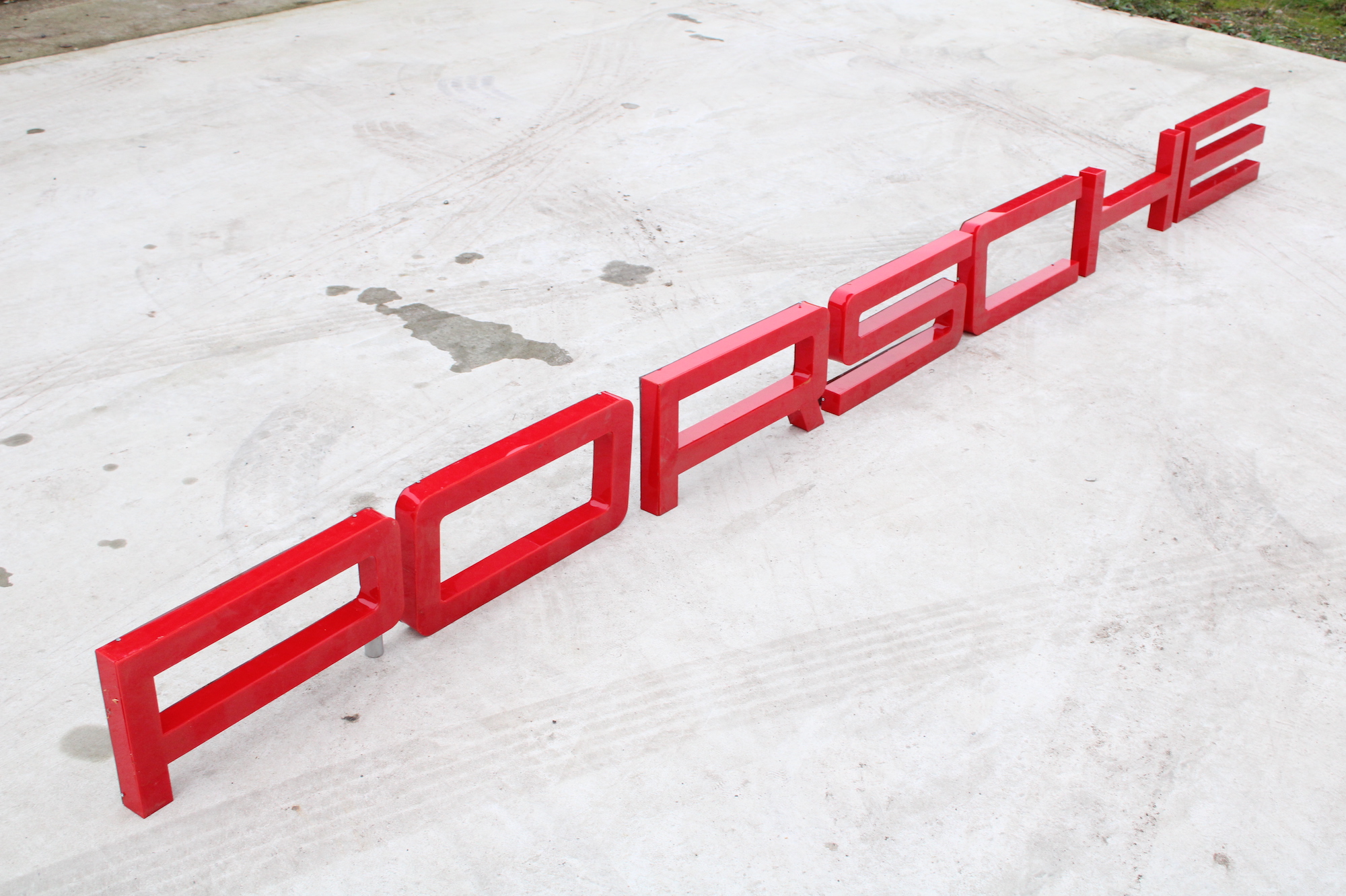 LARGE PORSCHE DEALERSHIP SIGN